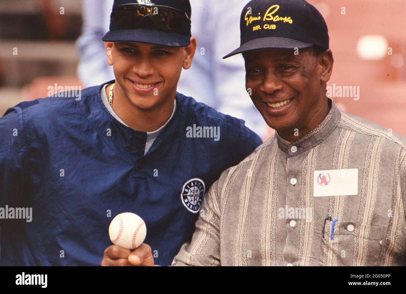 Ernie banks and alex rodriguez hi-res stock photography and images - Alamy