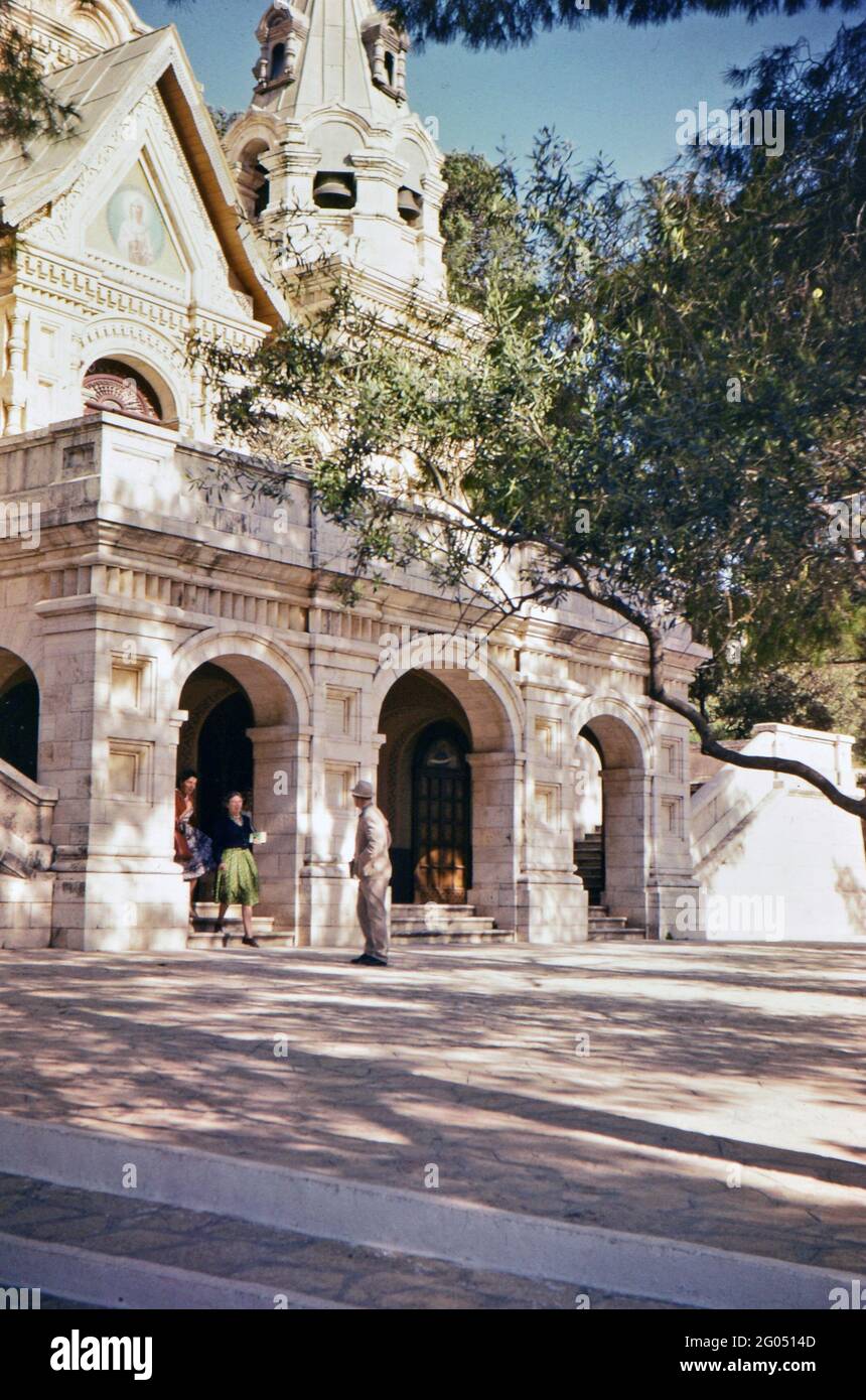 Church of Mary Magdalene on the Mount of Olives Stock Photo - Alamy