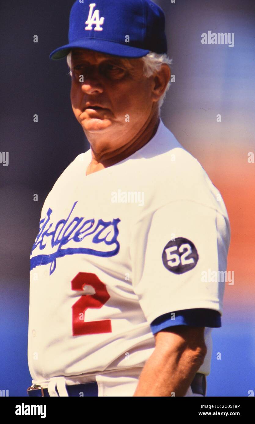 Tommy Lasorda in 1993 -- Please credit photographer Kirk Schlea Stock ...