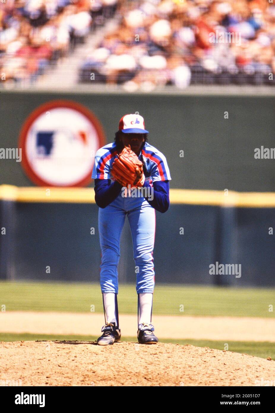 Montreal Expos pitcher Pascual Pérez on the mound -- Please credit ...