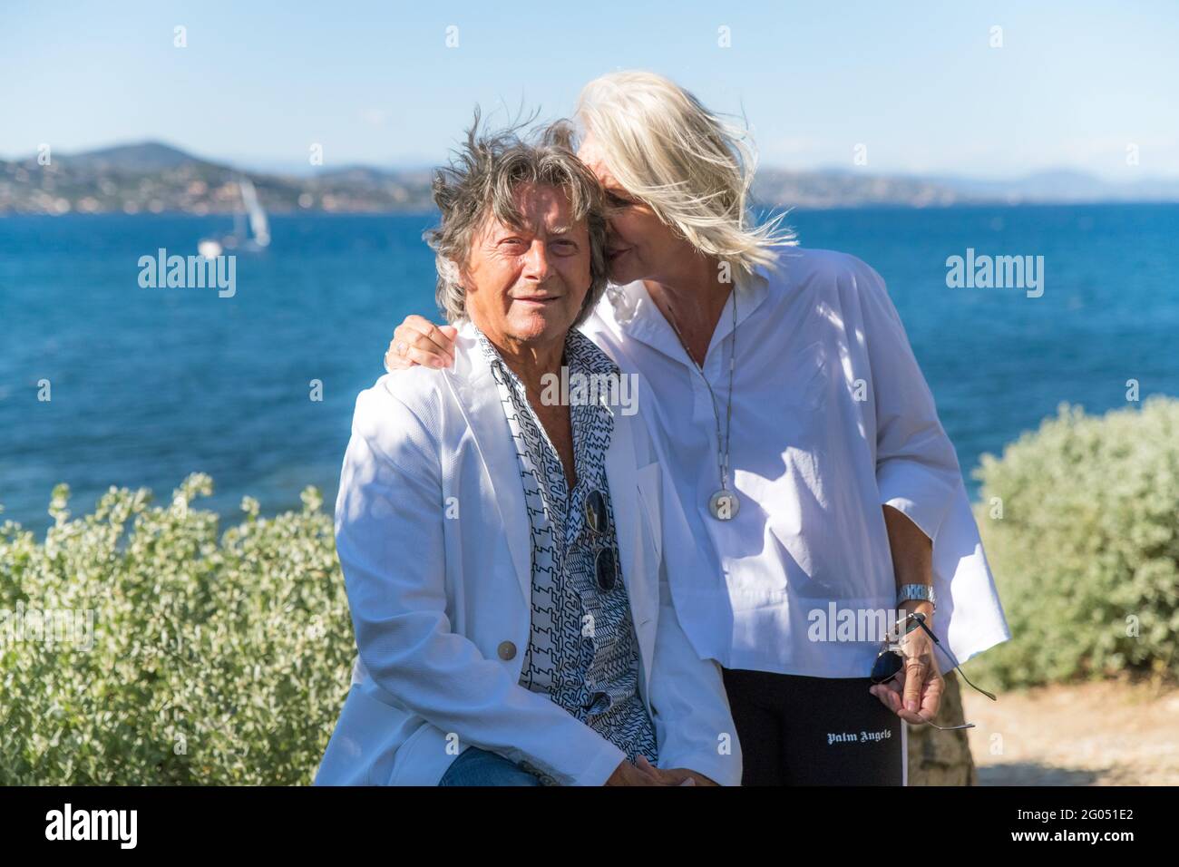 Saint Tropez, France. 25th May, 2021. Herbert Herrmann, actor, and his ...