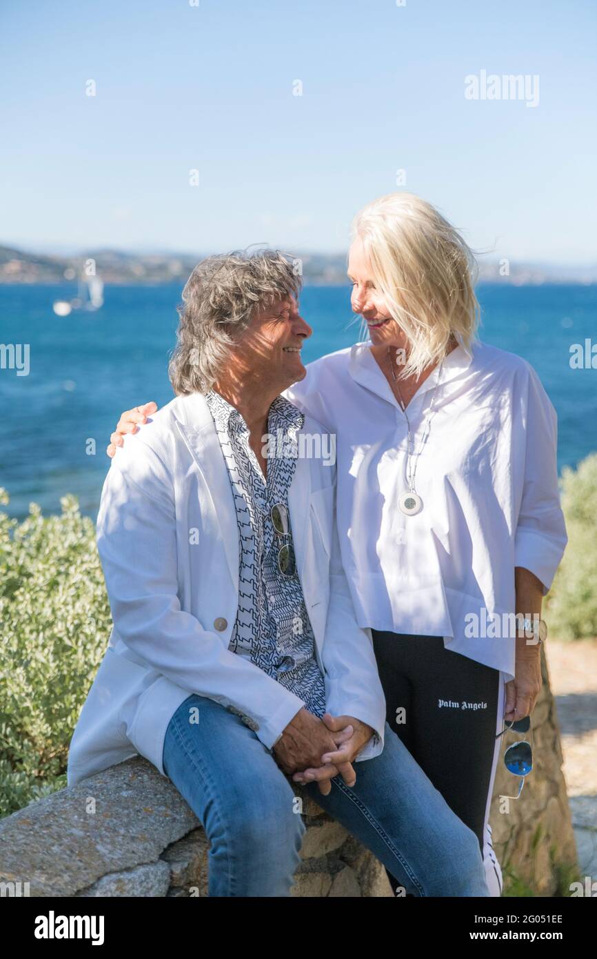 Saint Tropez, France. 25th May, 2021. Herbert Herrmann, actor, and his ...