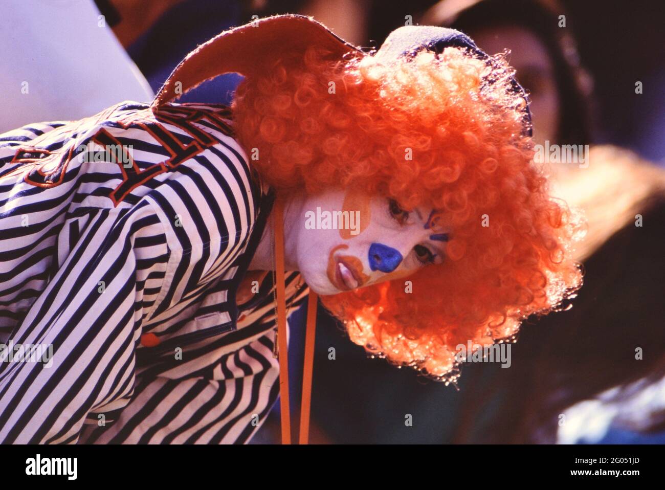 Baseball fan in clown costume hi-res stock photography and images - Alamy