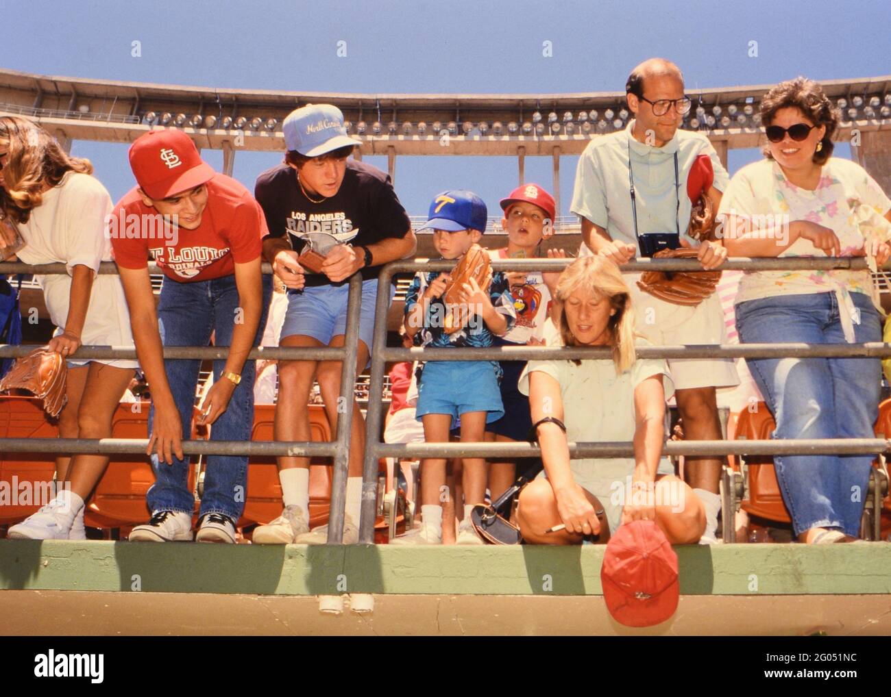 Family fun at ballpark hi-res stock photography and images - Alamy