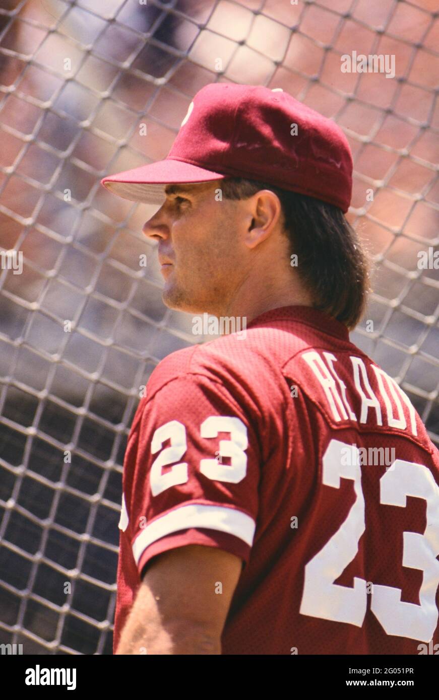 Philadelphia Phillies baseball player Randy Ready -- Please credit ...