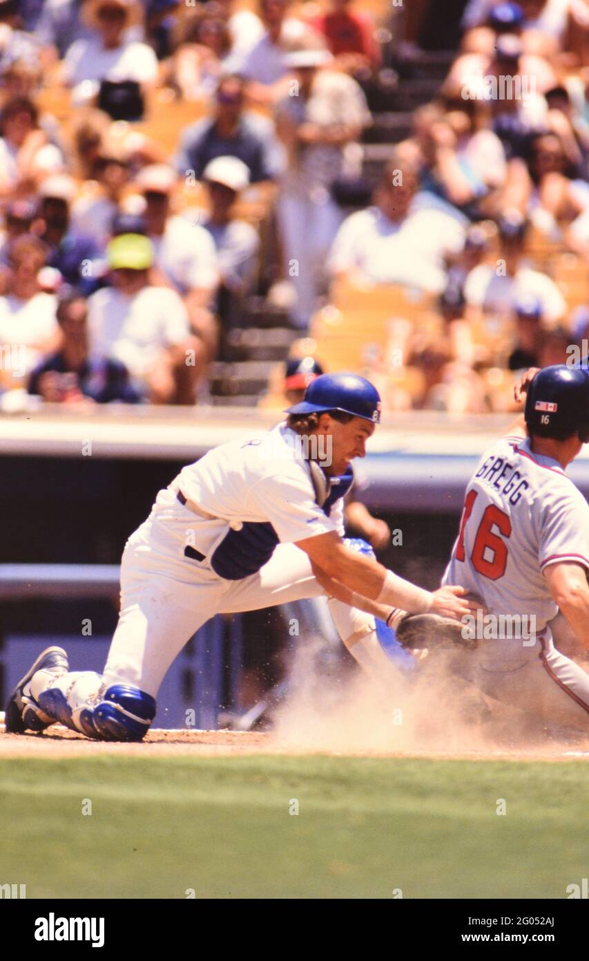 Los Angeles baseball player Gary Carter-- Please credit photographer ...