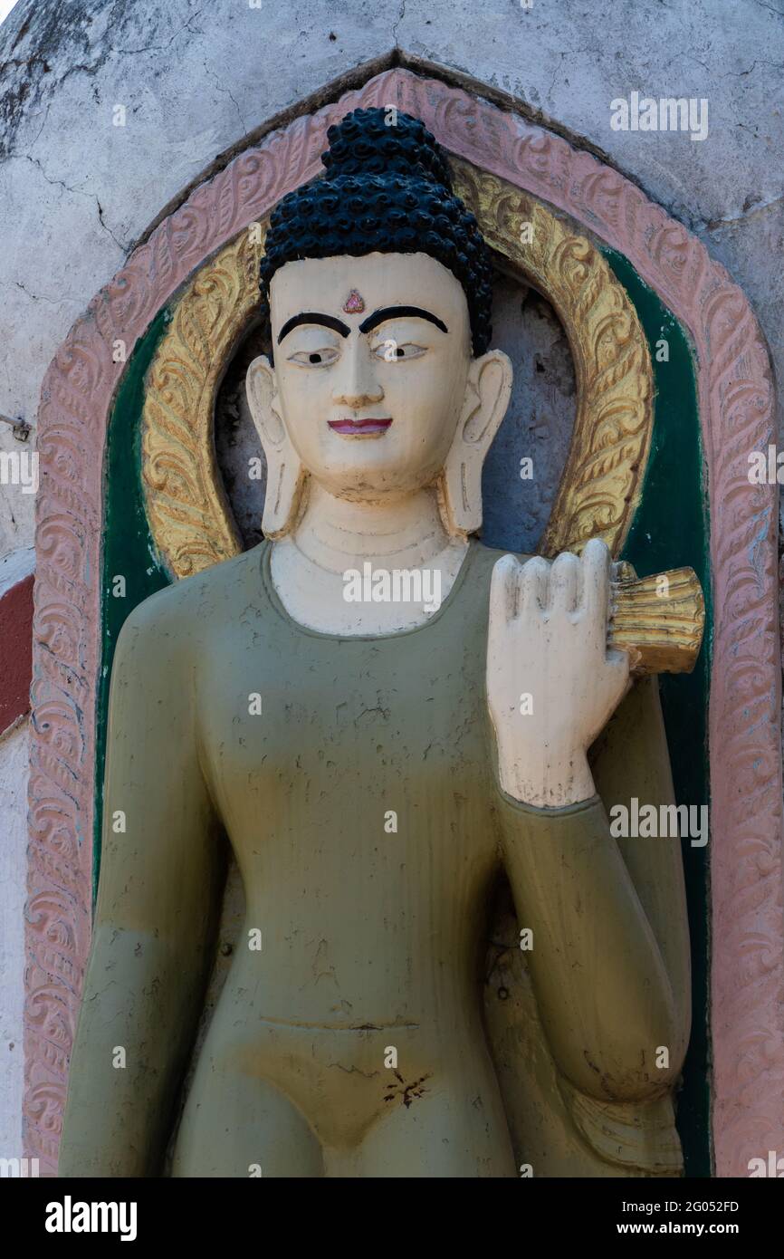 Statue of Buddha at Shreenagar, Tansen, Palpa, Nepal from where you can ...