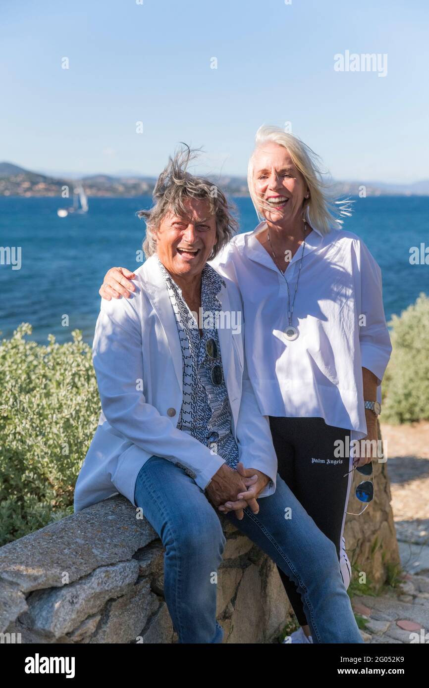 Saint Tropez, France. 25th May, 2021. Herbert Herrmann, actor, and his ...