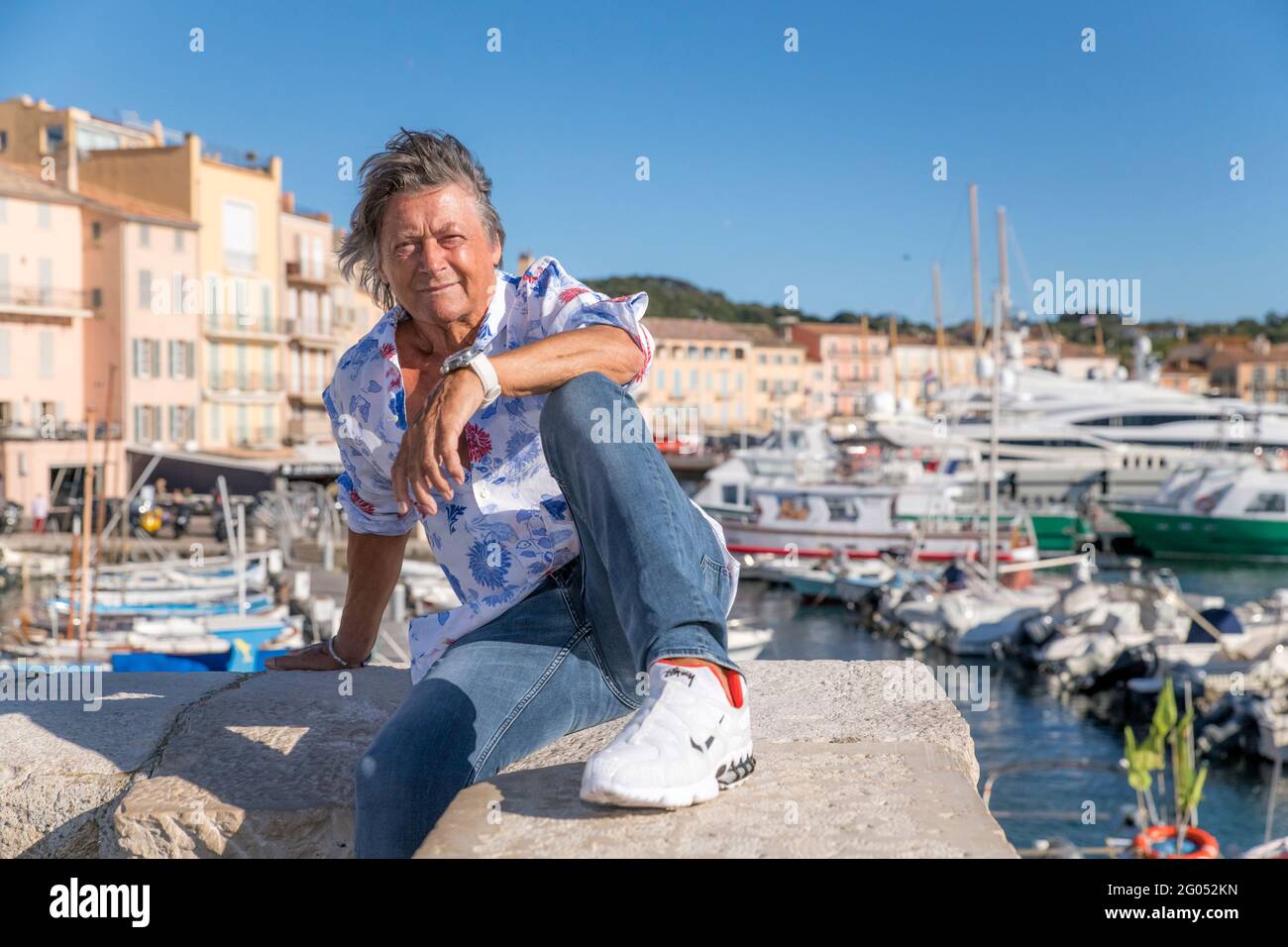 PRODUCTION - 25 May 2021, France, Saint-Tropez: Actor Herbert Herrmann ...