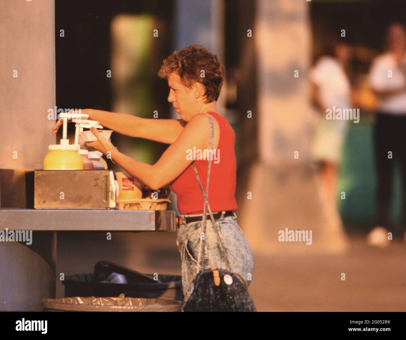1980s baseball stadium concessions stand hi-res stock photography and ...
