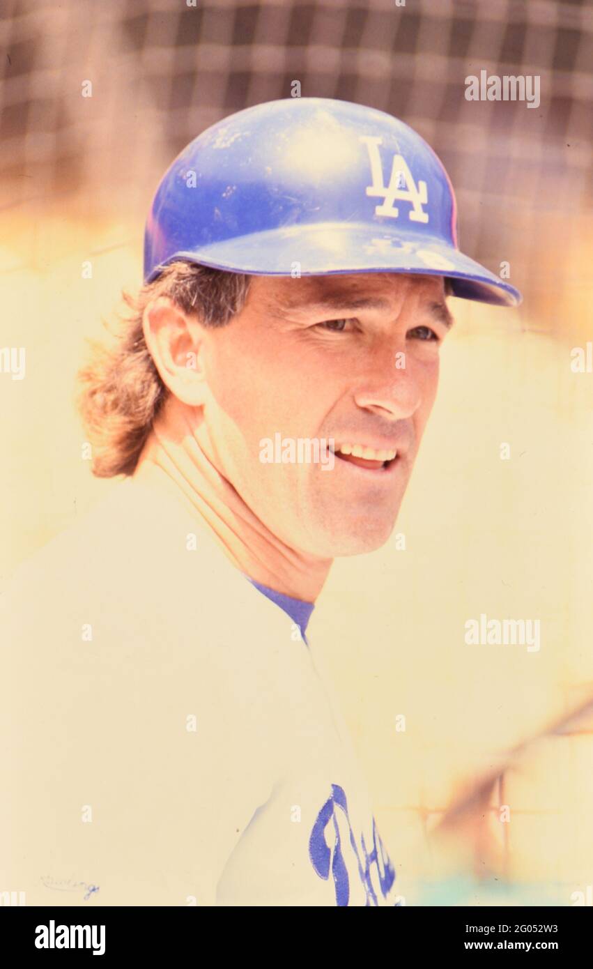 Los Angeles baseball player Gary Carter-- Please credit photographer ...