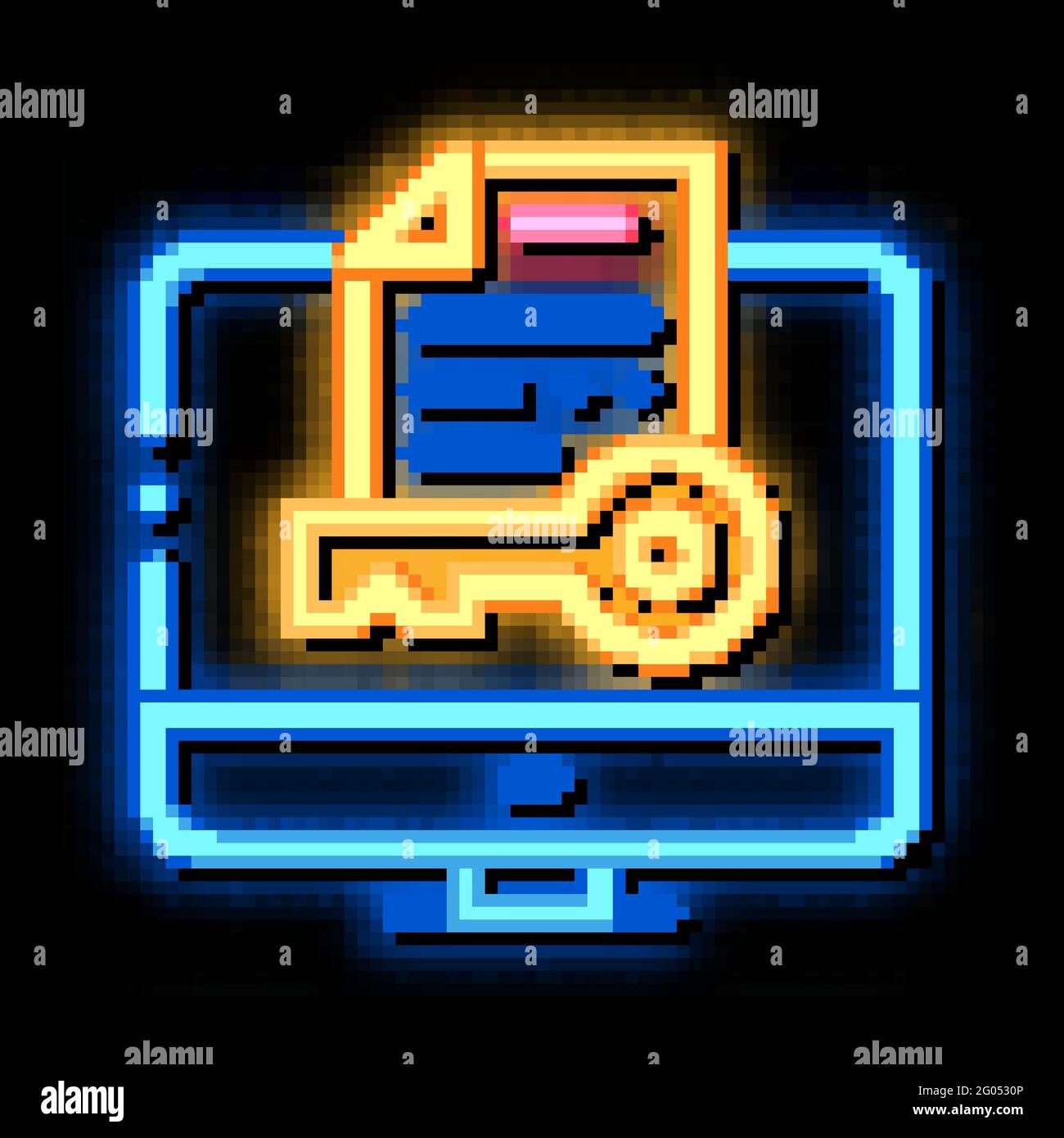 Secret folder icon logo Stock Vector Images - Alamy