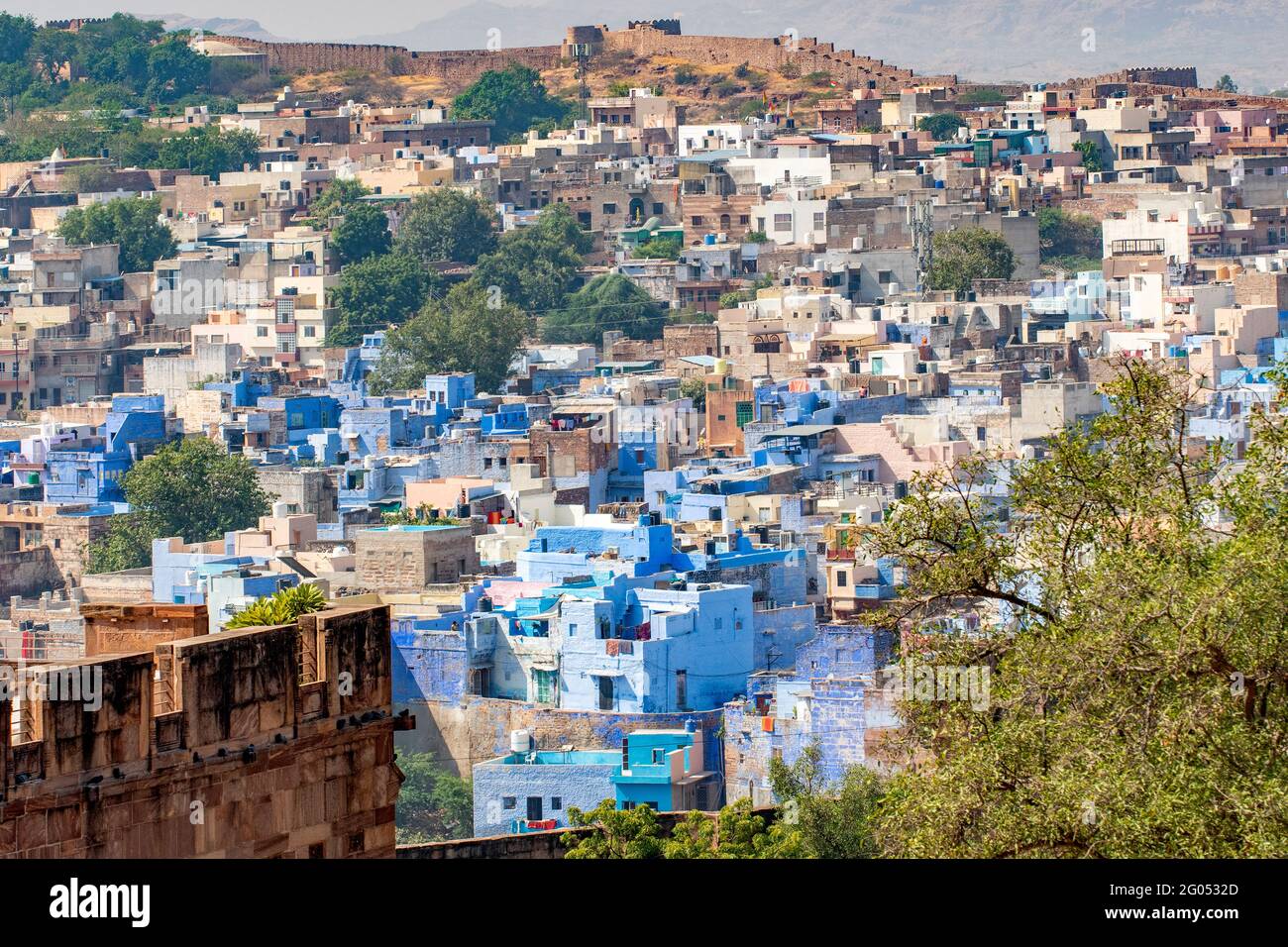 Blue City of Jodhpur, Rajasthan, India Stock Photo - Alamy