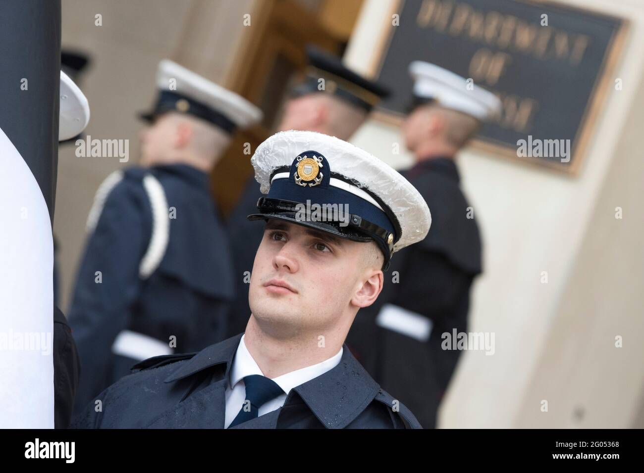Coast guard honor guard hi-res stock photography and images - Alamy