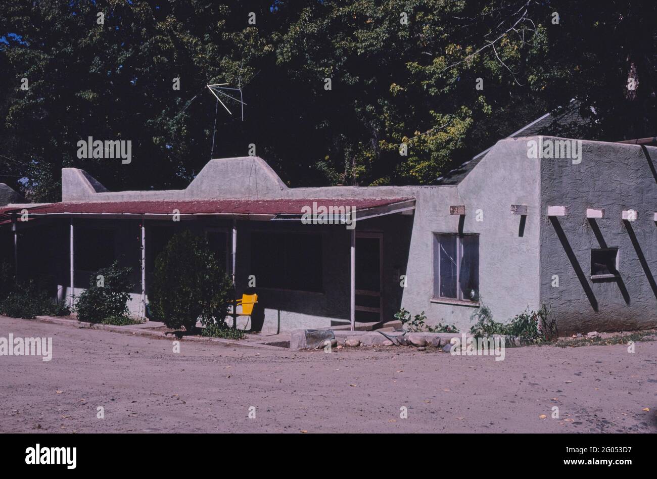 1980s United States - Old motel, Aztec, New Mexico 1980 Stock Photo - Alamy