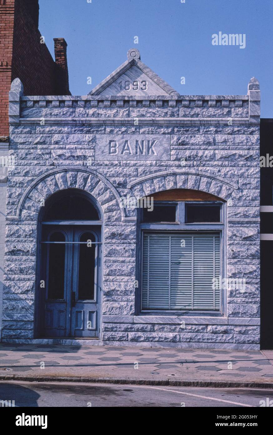 1980s United States - Bank (1893), Park Square, Elberton, Georgia 1982 ...