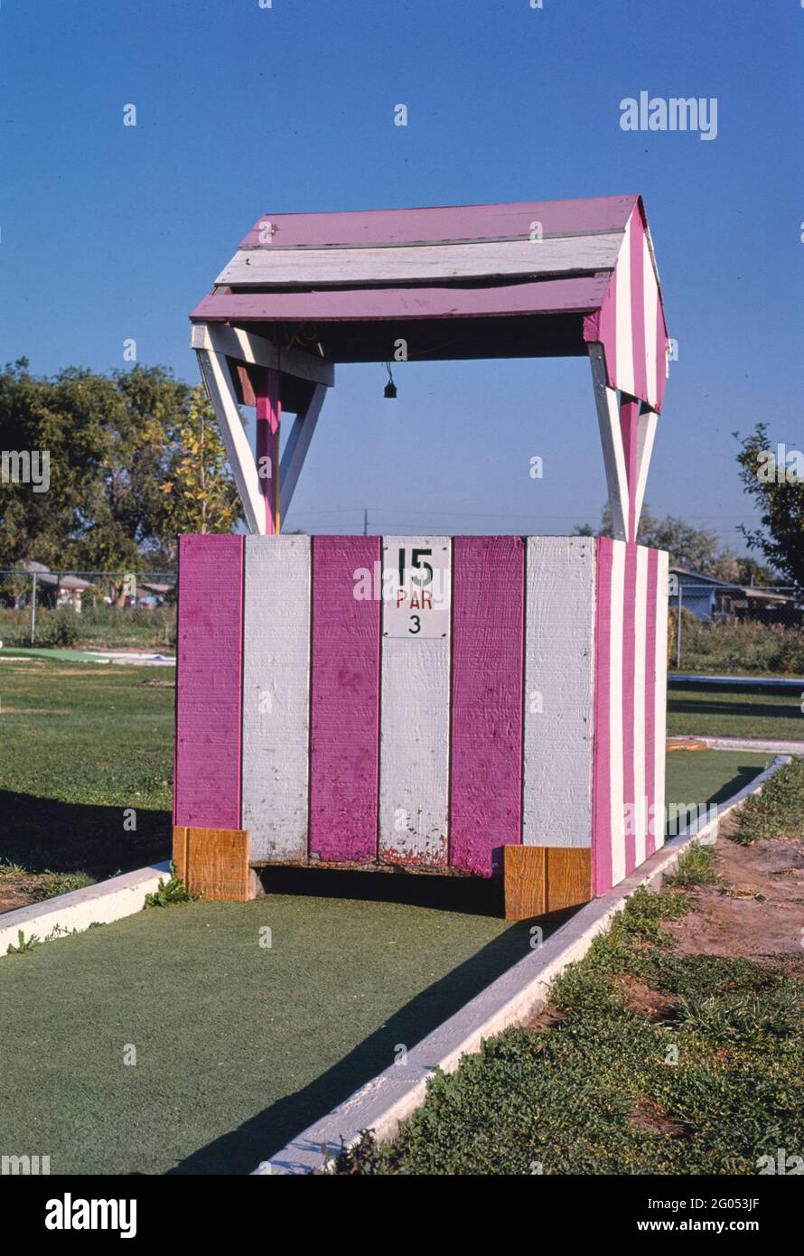 1980s America - Deane and Jo's mini golf, wishing well, Yakima ...