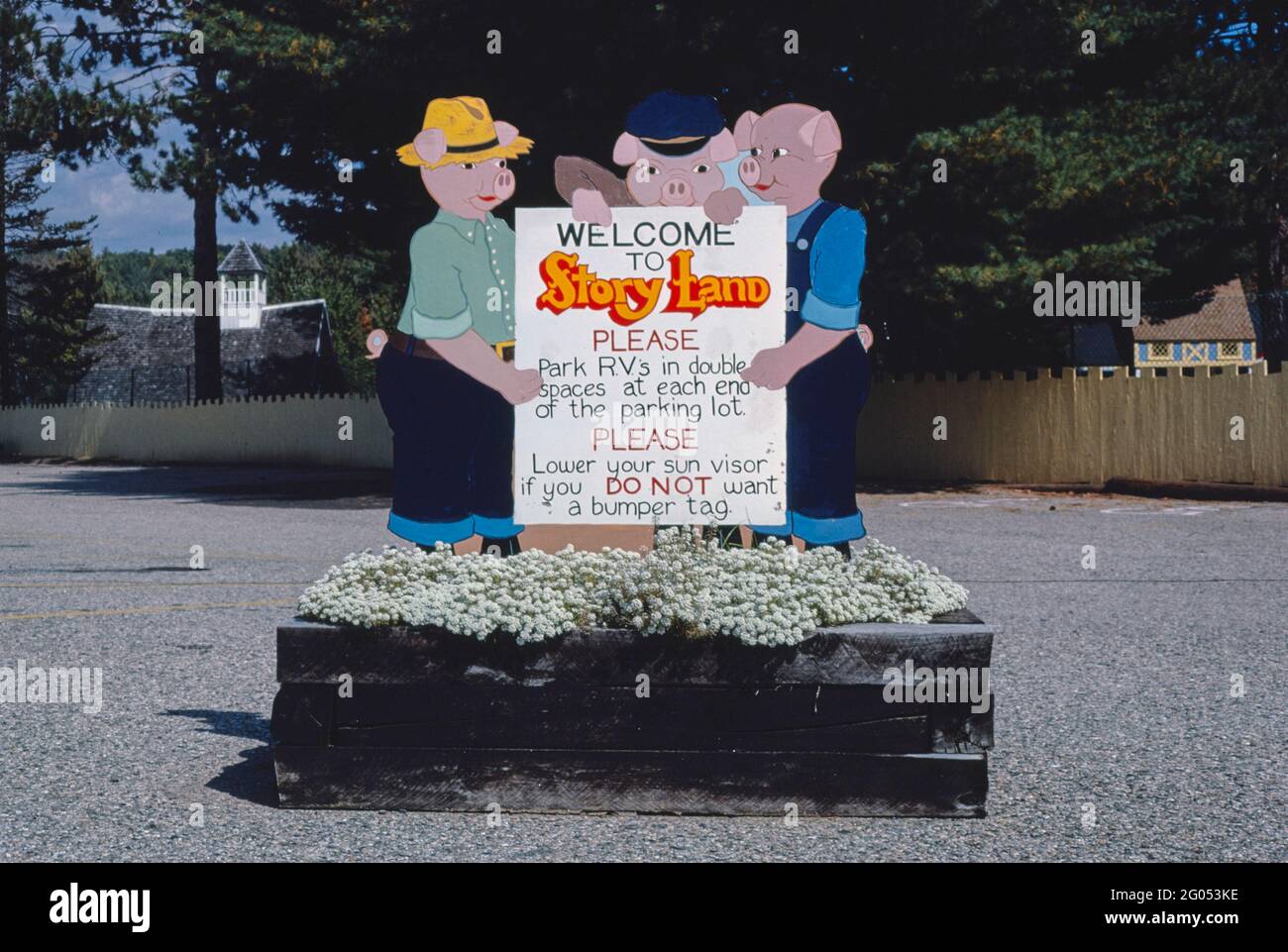 1980s America - Story Land, Route 16, Glen, New Hampshire 1984 Stock ...