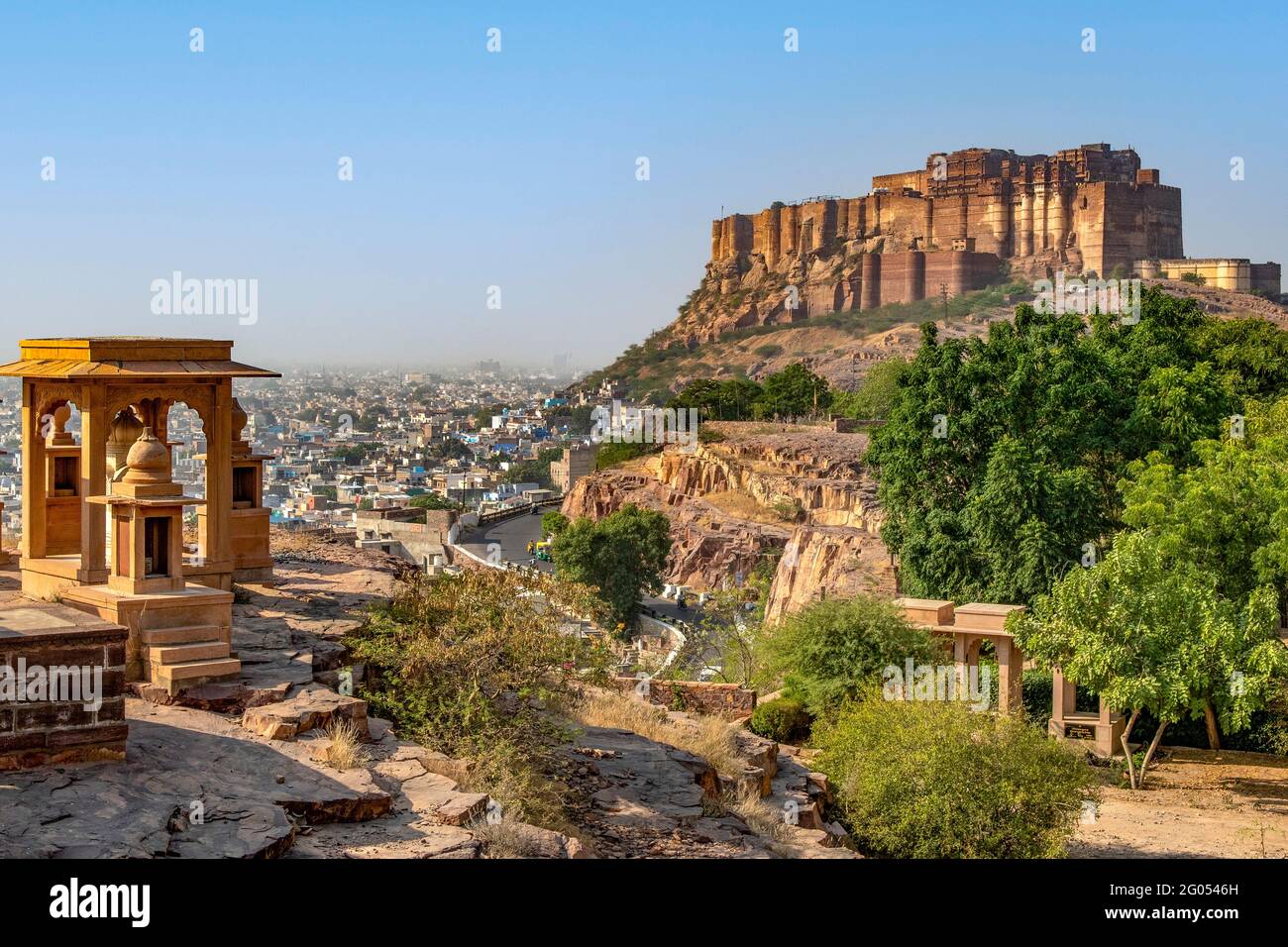 Mehrangarh fort jodhpur exterior hi-res stock photography and images ...