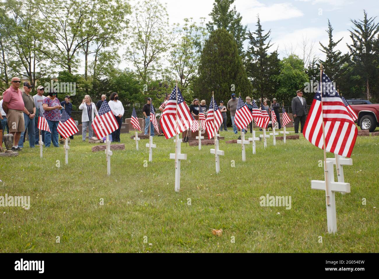 Veterans grove city cemetery hi-res stock photography and images - Alamy