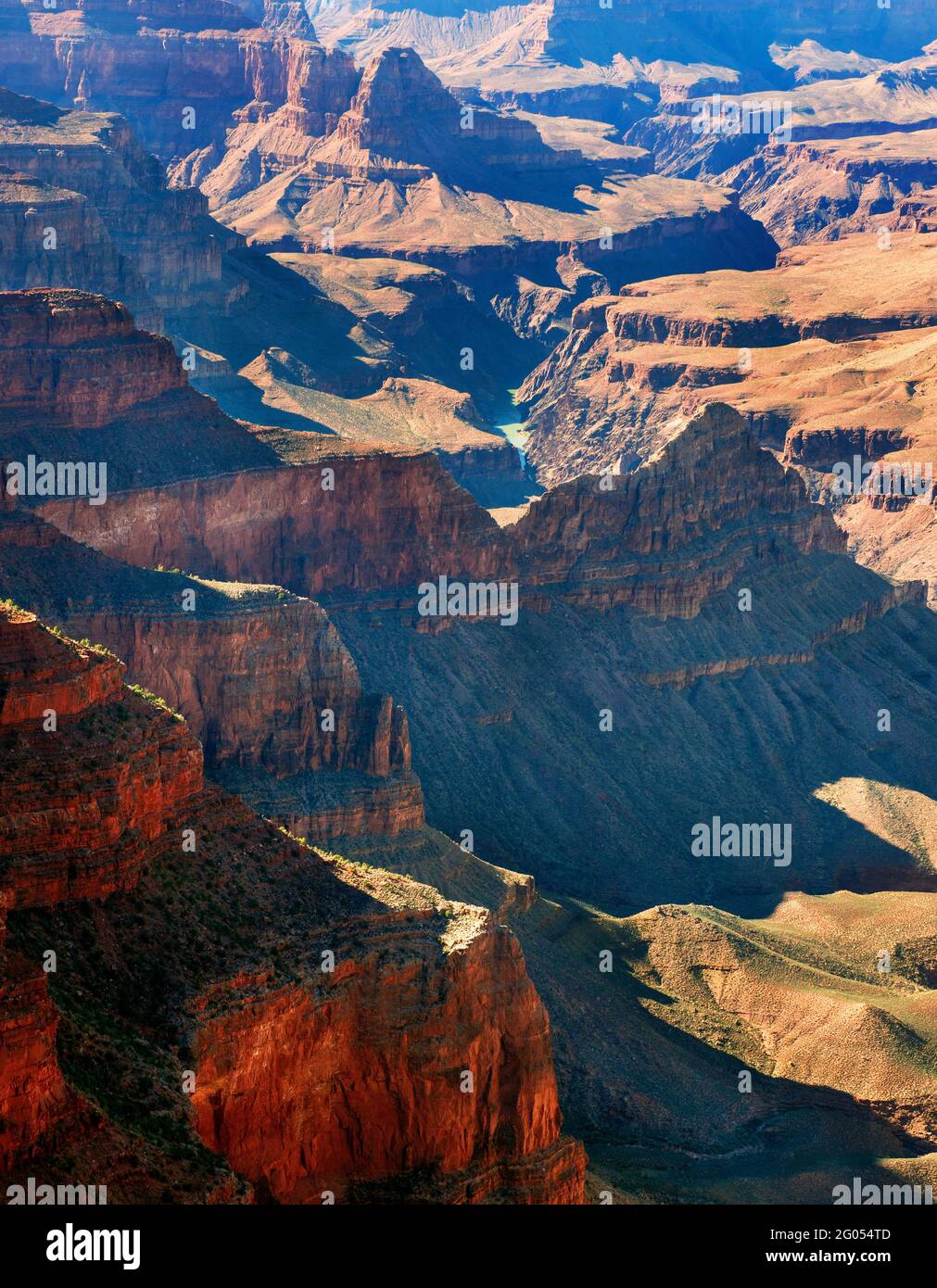 The Abyss Lookout, South Rim, Grand Canyon National Park, Arizona Stock ...