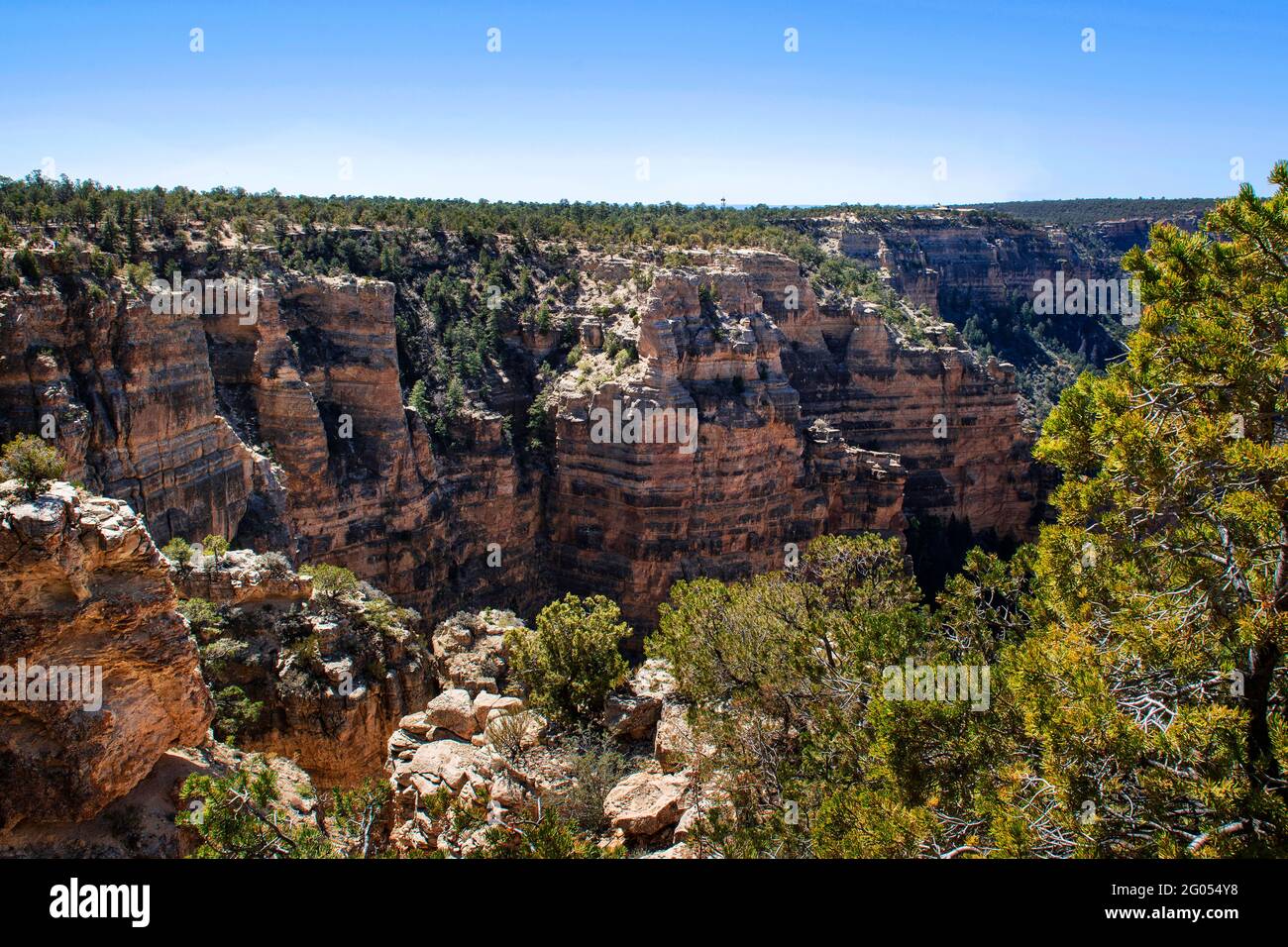 Grand Canyon view from the Trail of Time, Grand Canyon National Park ...