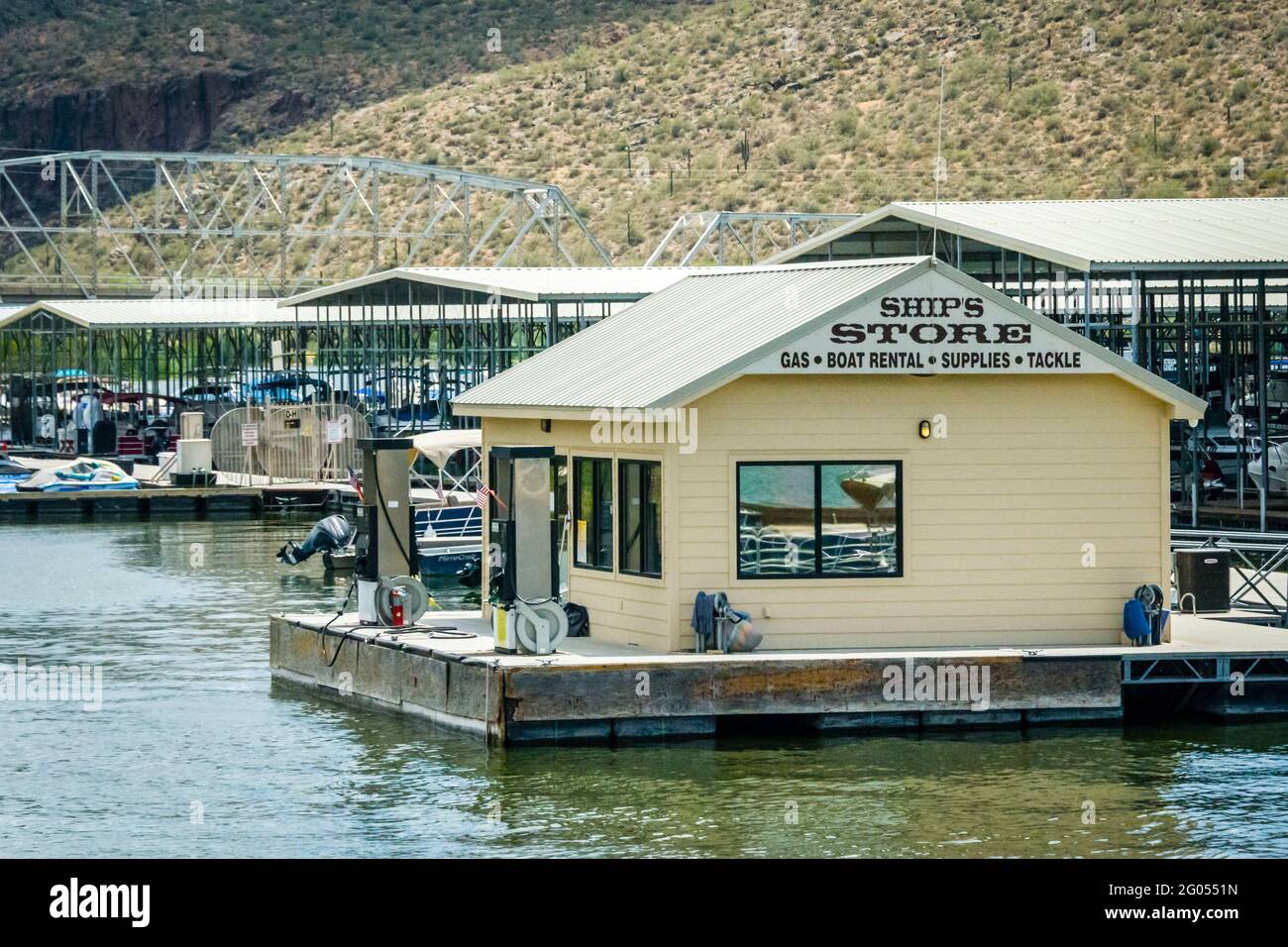 Arizona - Canyon Lake - Marina Stock Photo - Alamy