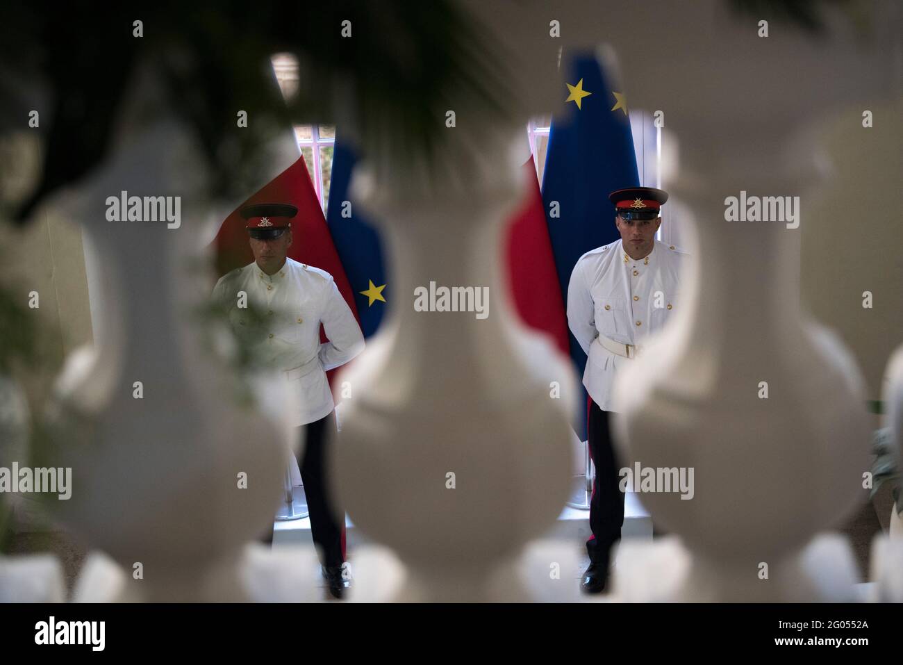 Secretary of defense mark esper visits malta hi-res stock photography ...