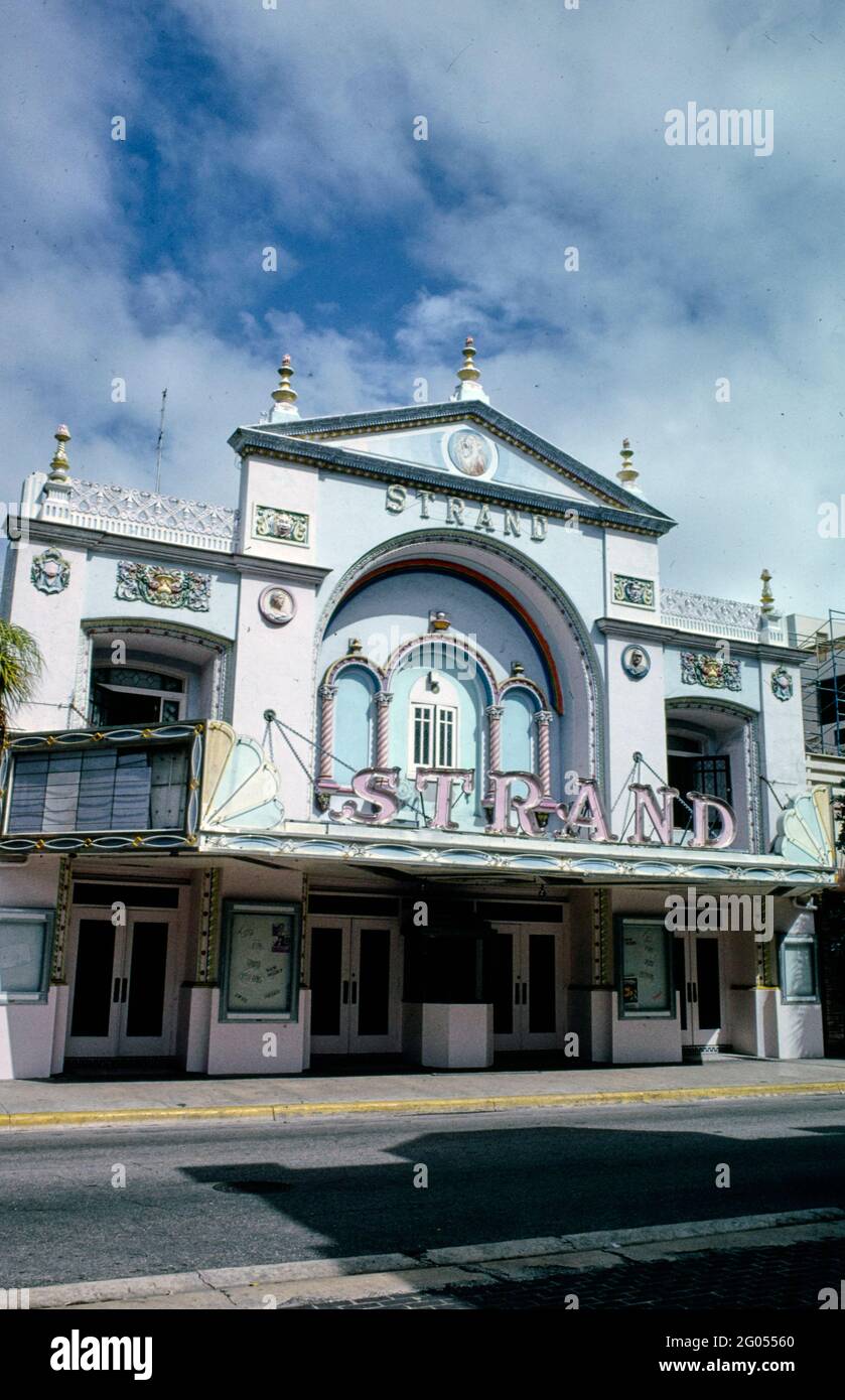 1980s America - Strand Theater, Key West, Florida 1985 Stock Photo - Alamy