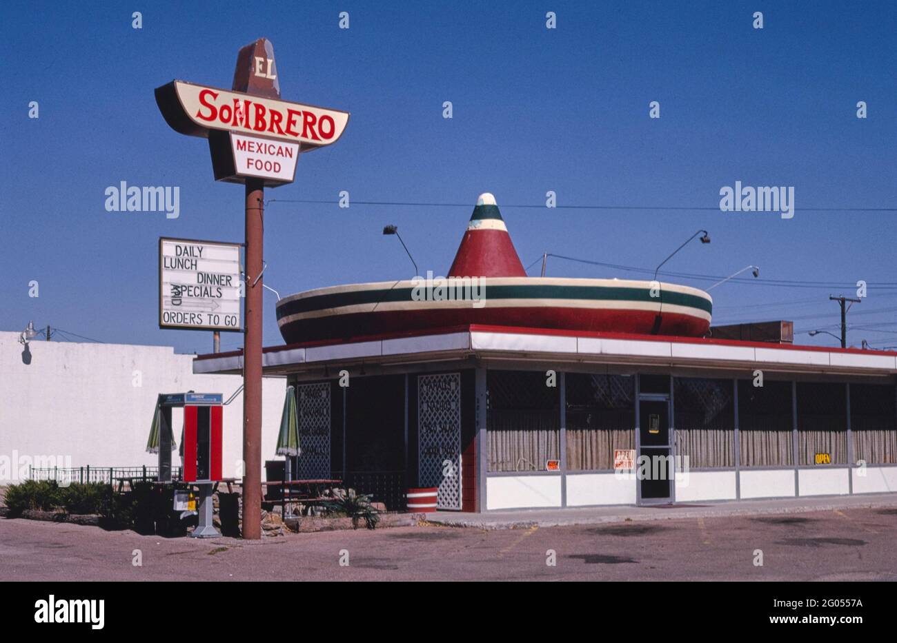 1990s America - El Sombrero Restaurant, Colorado Springs, Colorado 1991 ...