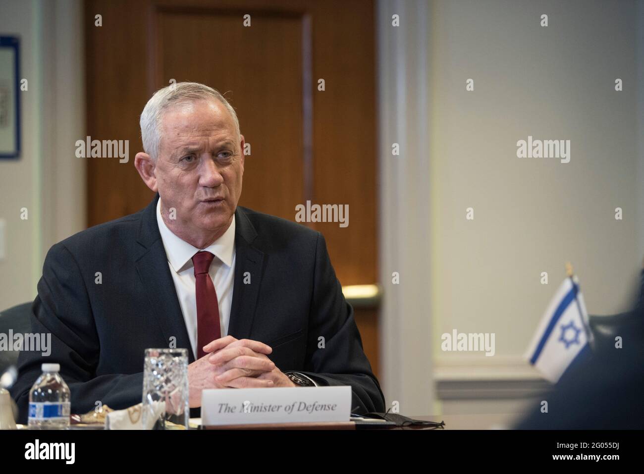 Reportage: Defense Secretary Dr. Mark T. Esper hosts Israeli Defense Minister Benjamin Benny ...