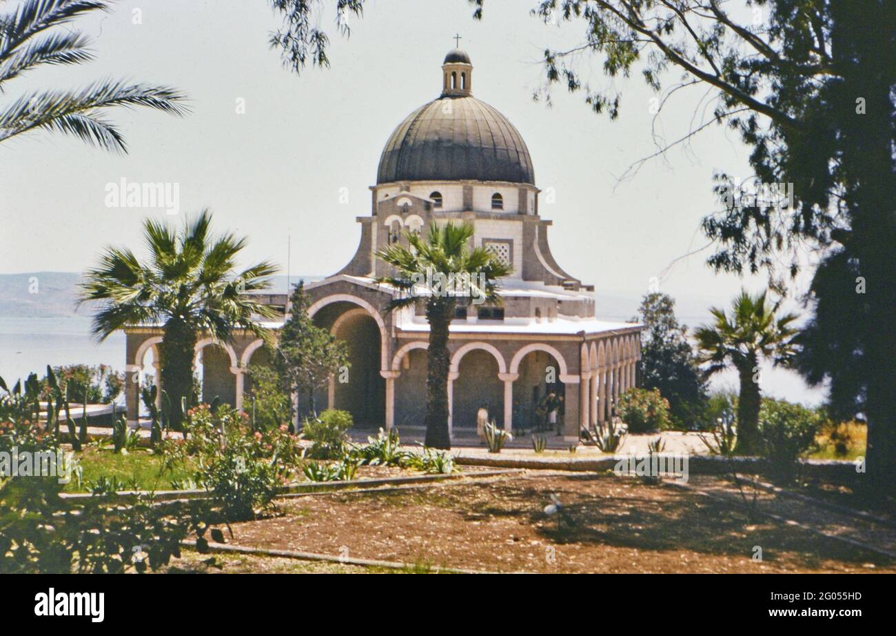 Church of the Beatitudes in Israel Stock Photo - Alamy