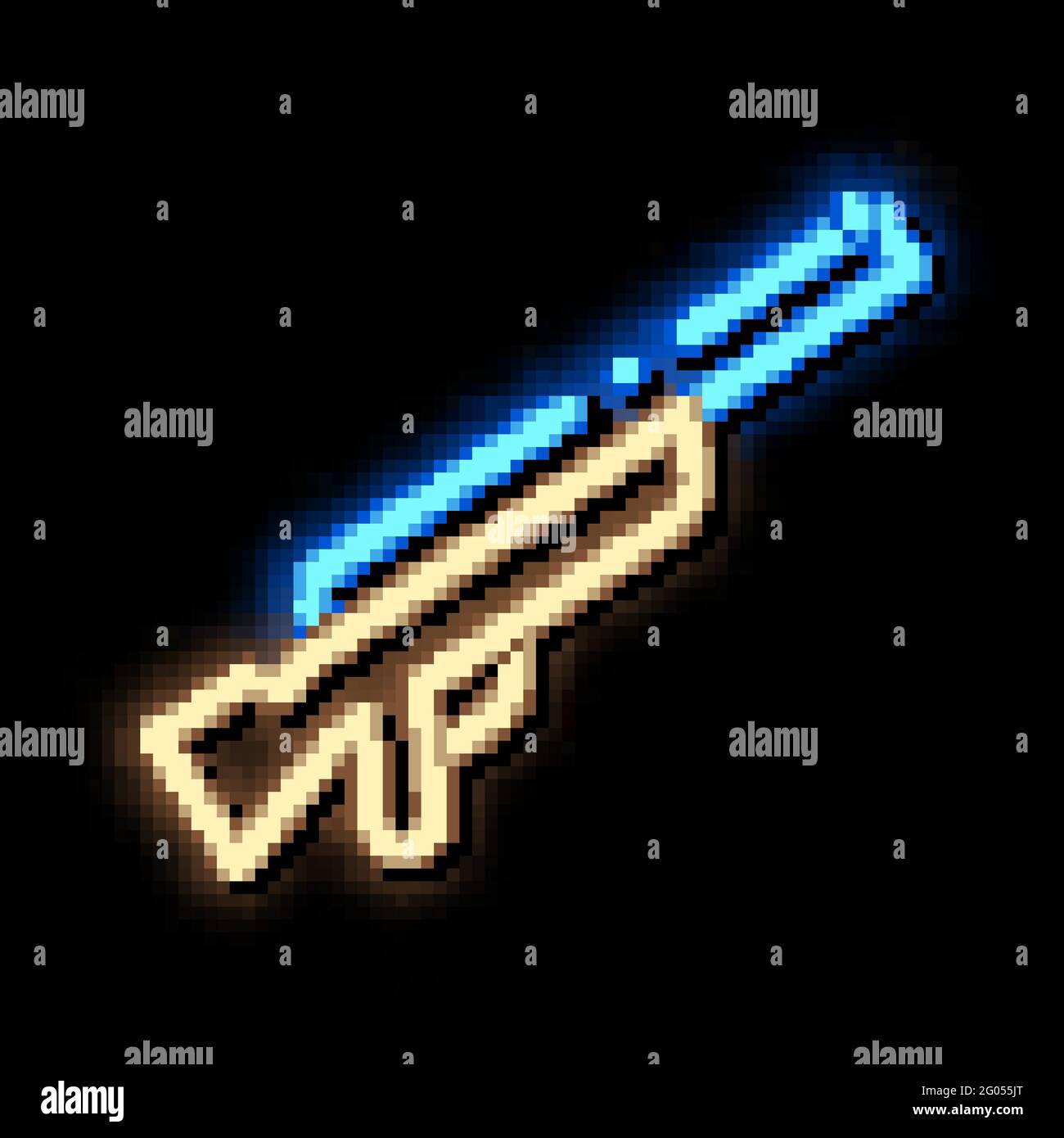 Neon machine gun hi-res stock photography and images - Alamy