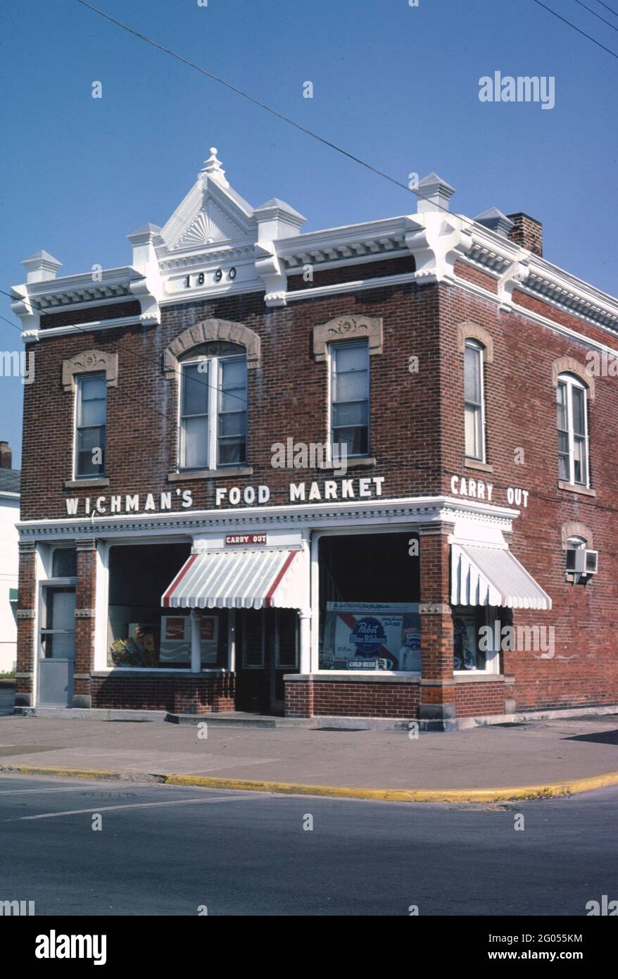 1980s America - Wichman's Food Market, Sandusky, Ohio 1980 Stock Photo ...