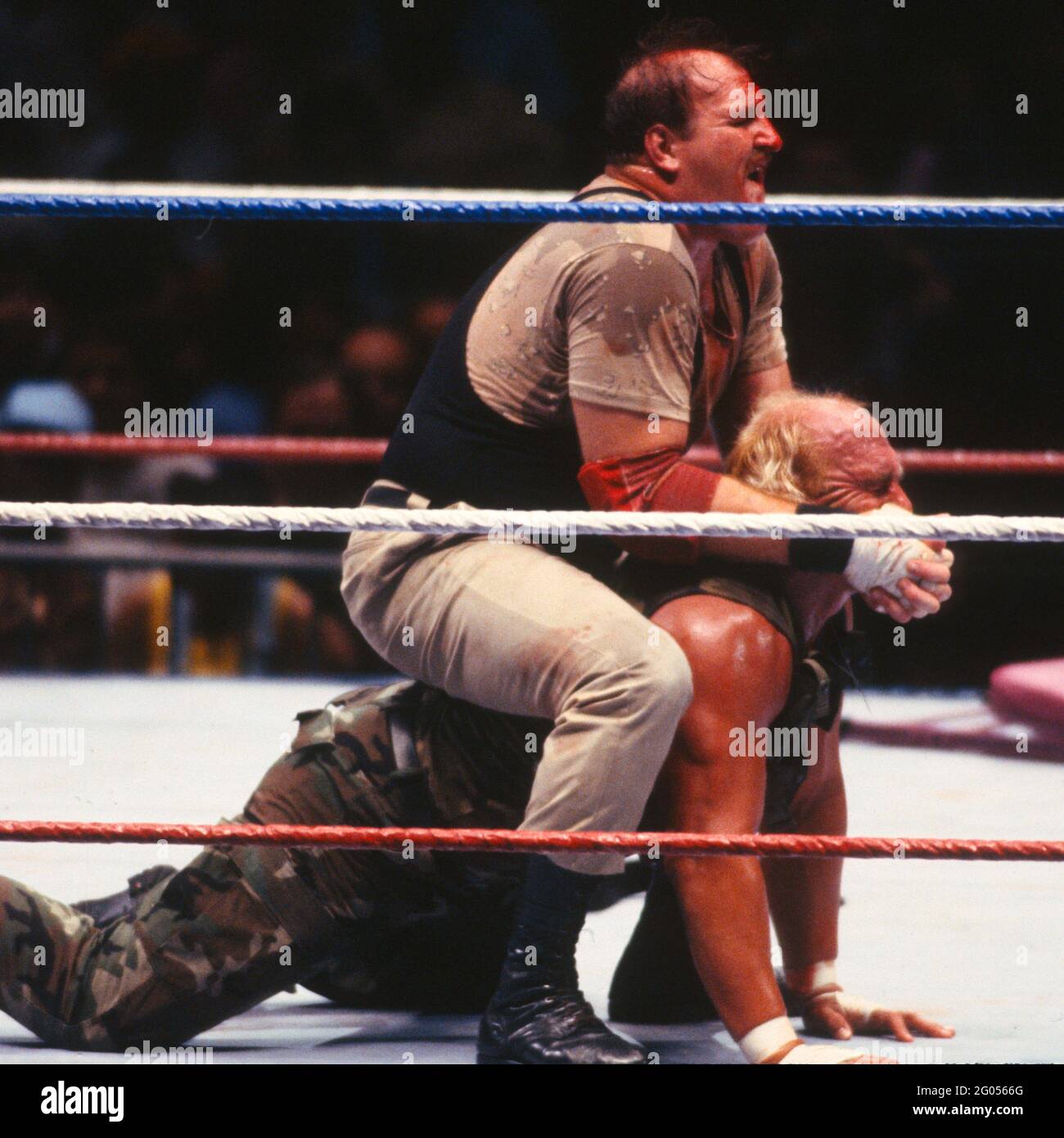 Sergeant Slaughter Hulk Hogan 1990 Photo By John Barrett/PHOTOlink ...