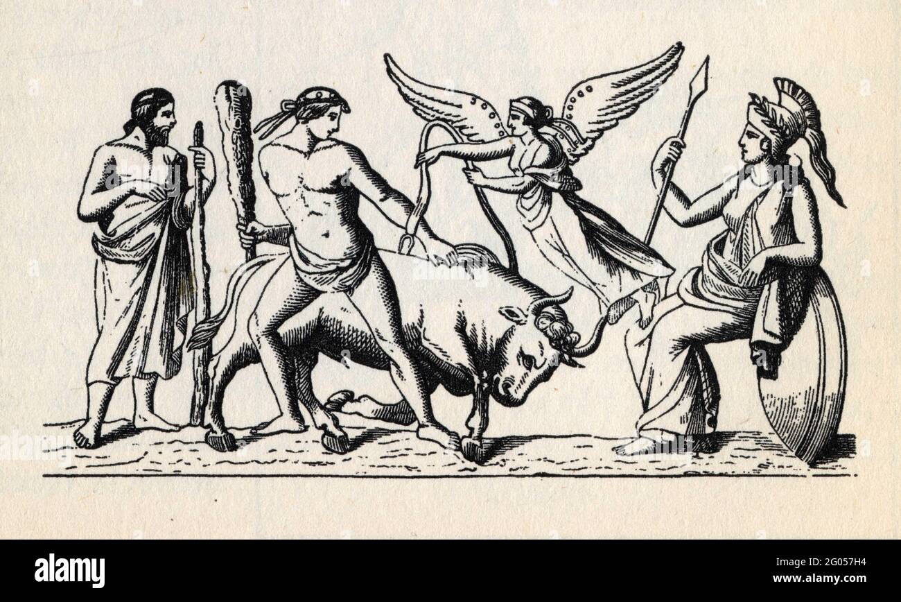 Thésée et minotaure hi-res stock photography and images - Alamy