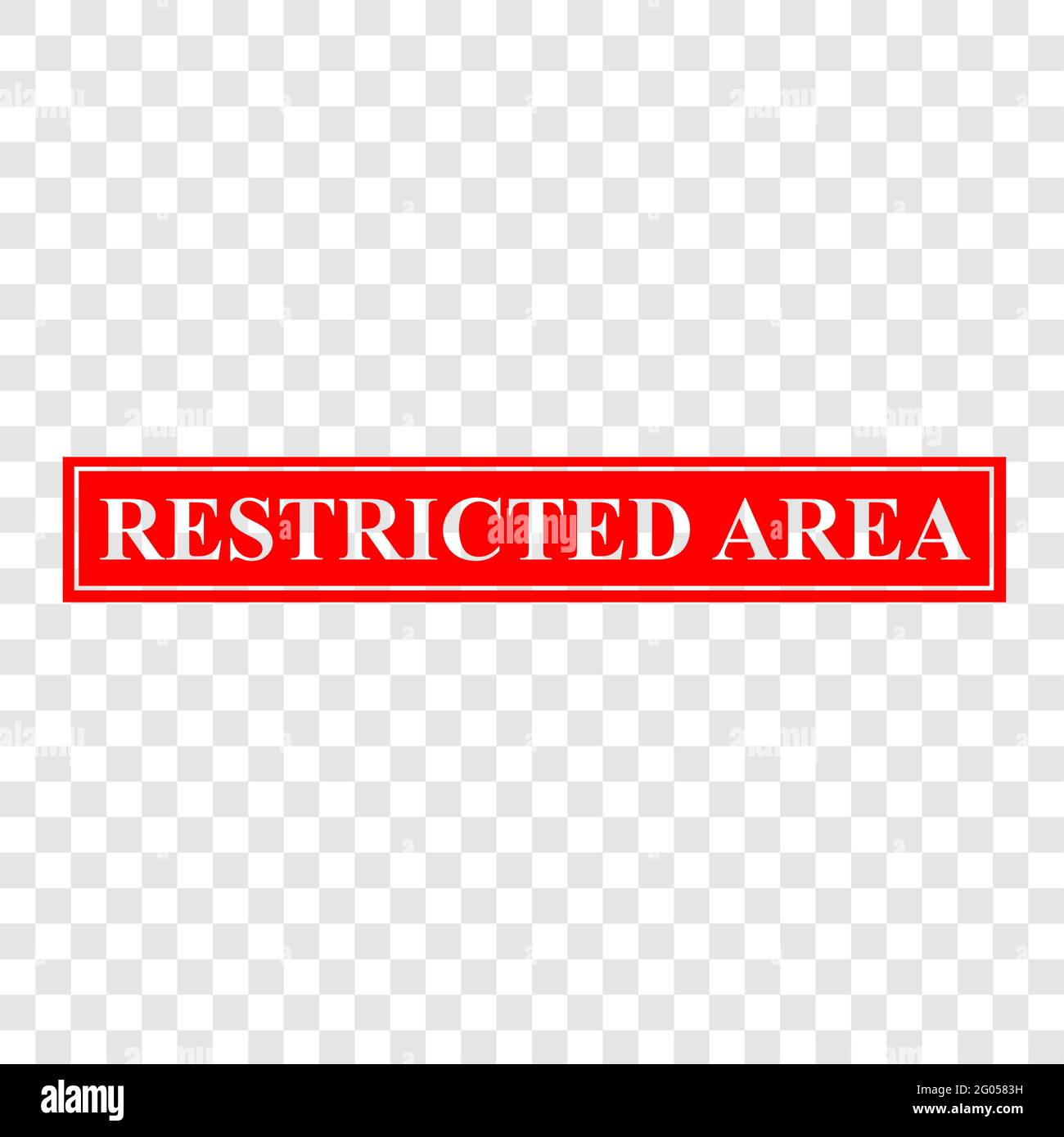 Vector Red Rectangle Rubber Stamp, Restricted Area, at Transparent ... Vector Red Rectangle Rubber Stamp, Restricted Area, at Transparent ...