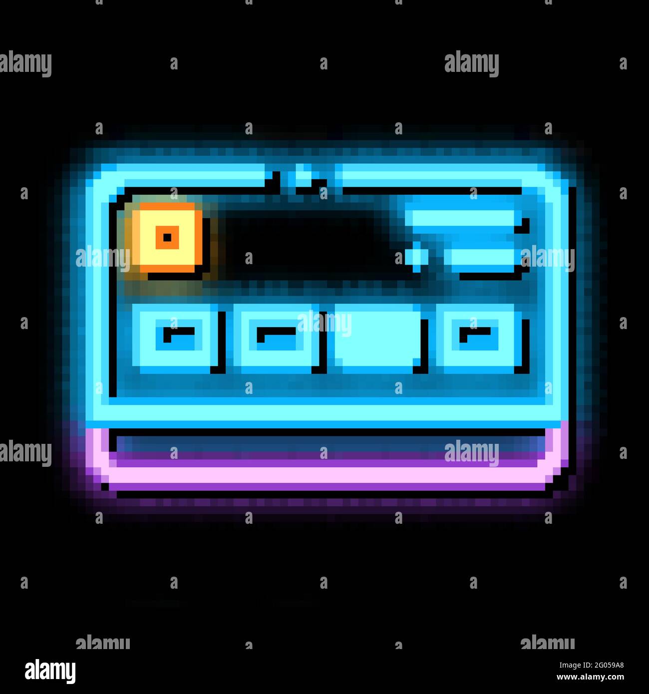 Credit Card neon glow icon illustration Stock Vector Image & Art - Alamy