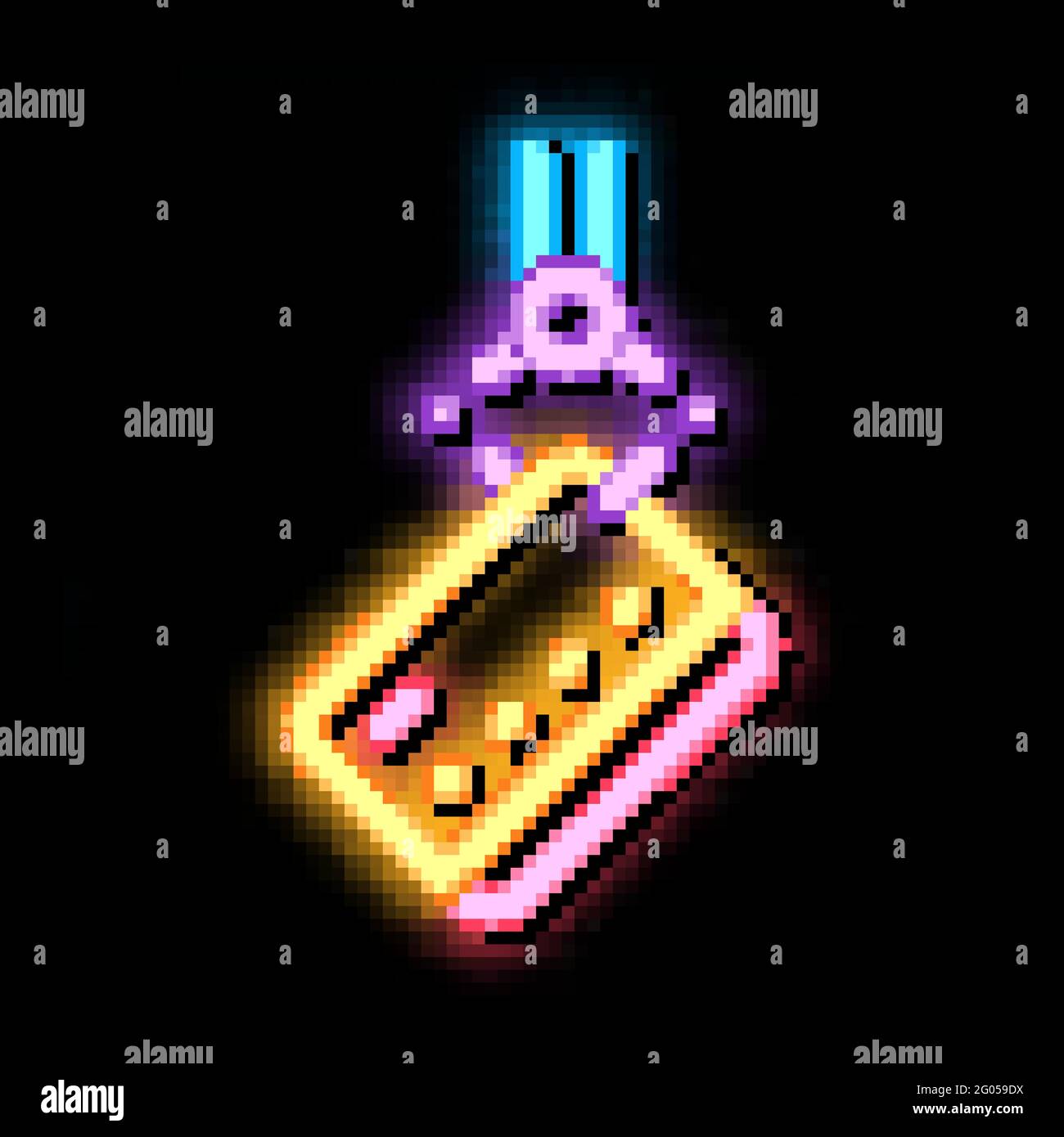 Credit Card Theft neon glow icon illustration Stock Vector Image & Art ...