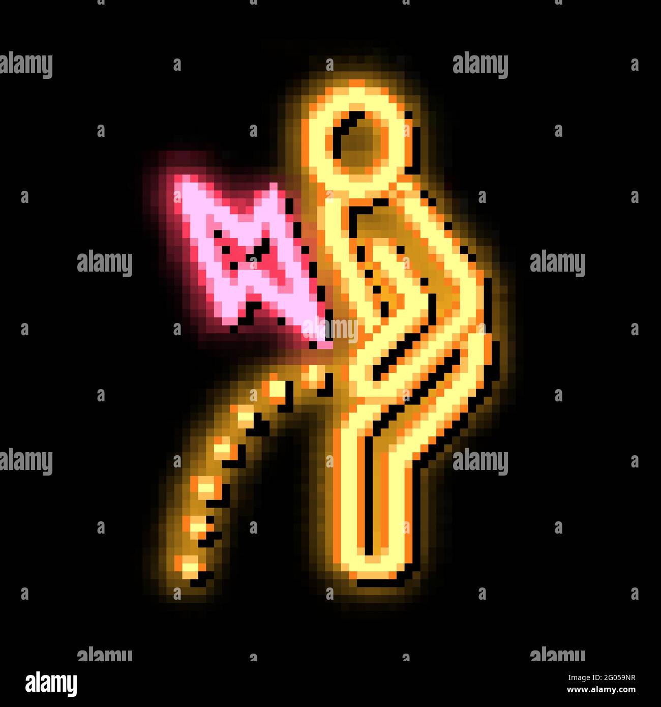 Pelvic Pain neon glow icon illustration Stock Vector Image & Art - Alamy