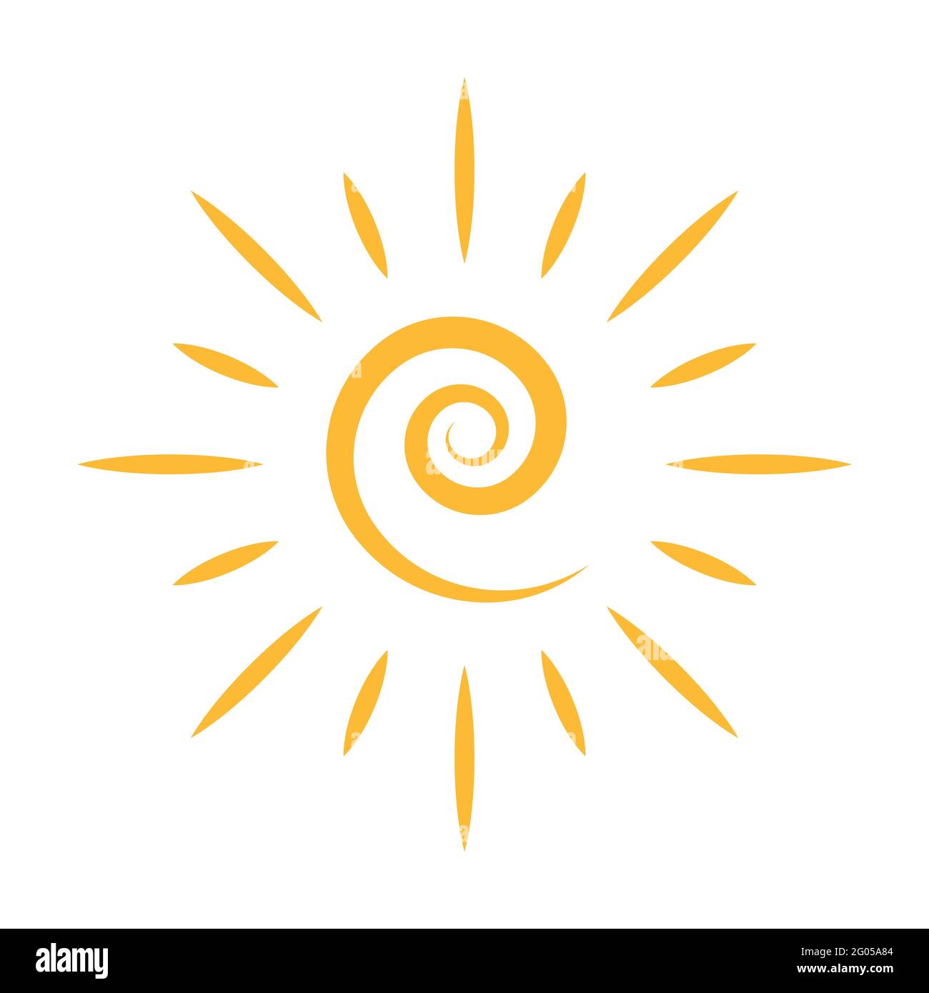 Sun icon vector for your web design, logo, UI. illustration Stock ...