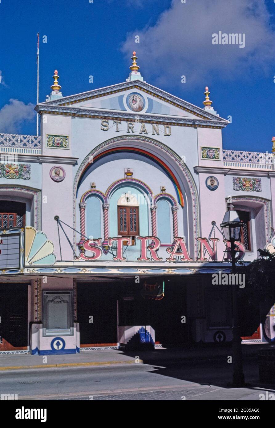 1980s America - Strand Theater, Key West, Florida 1985 Stock Photo - Alamy