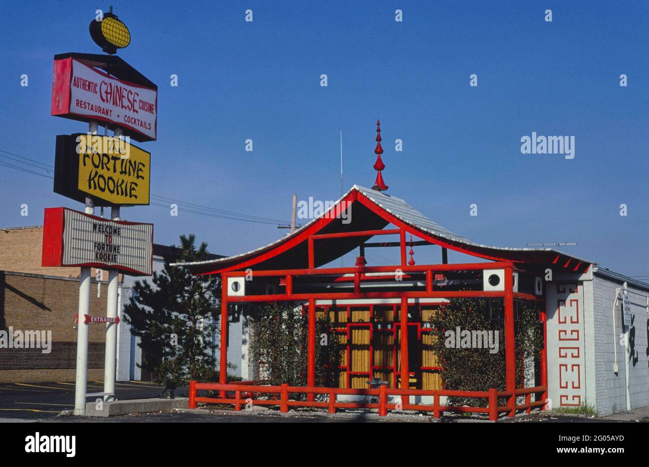 1980s America - Fortune Kookie Restaurant, Cincinnati, Ohio 1980 Stock ...