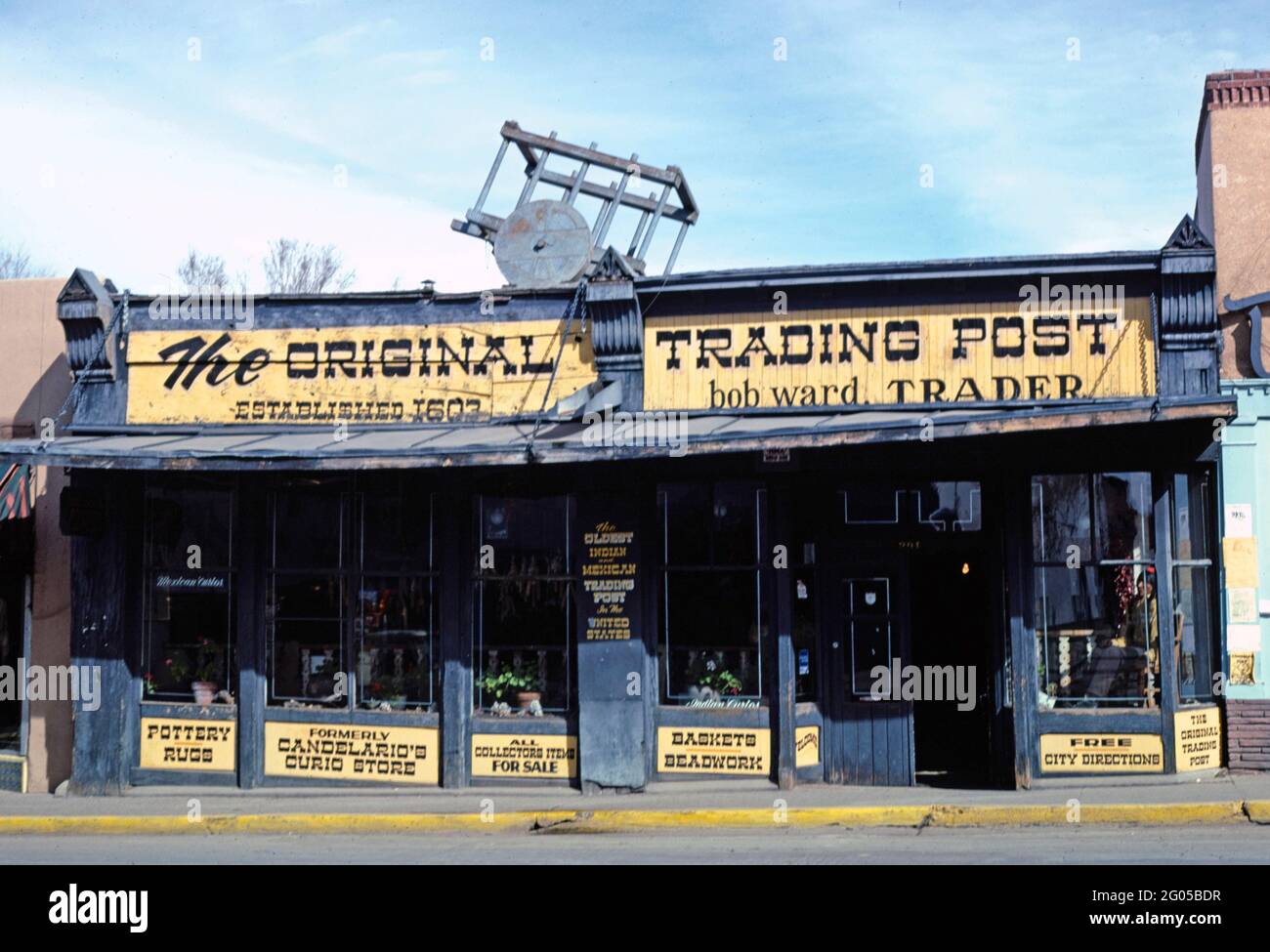 1970s America - The Original Trading Post, Santa Fe, New Mexico 1979 ...