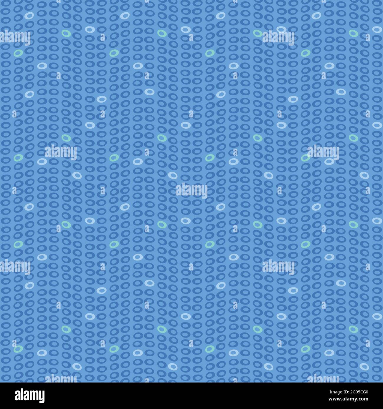 Spotted wave background pattern. Vector seamless repeat of blue spots ...