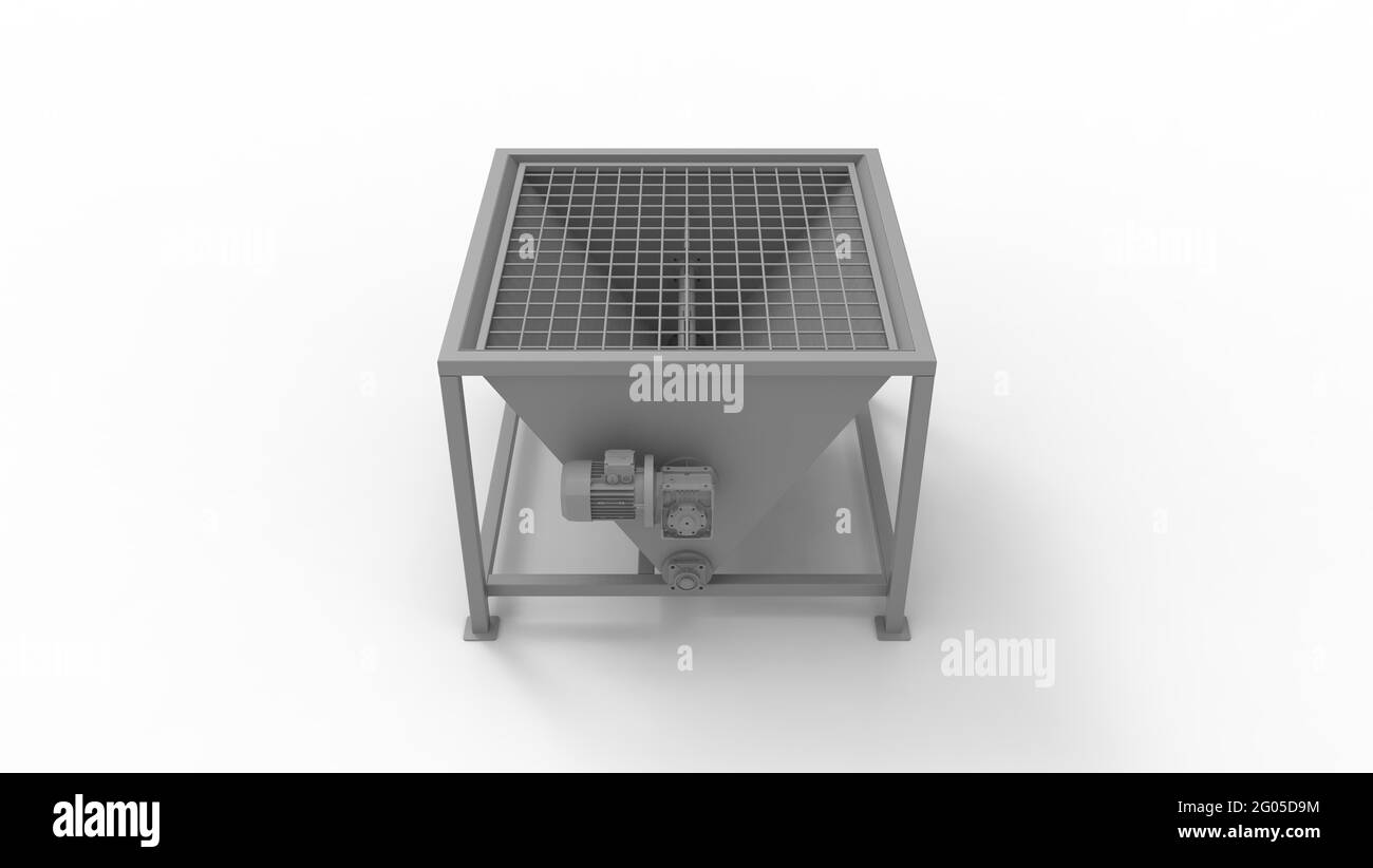 Modern stainless steel hoppers hi-res stock photography and images - Alamy