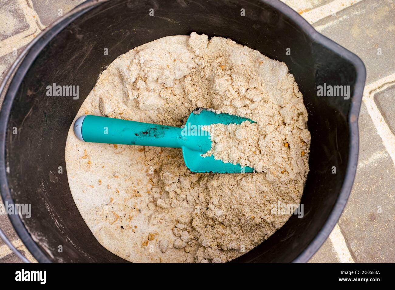 Bucket of sand hi-res stock photography and images - Alamy