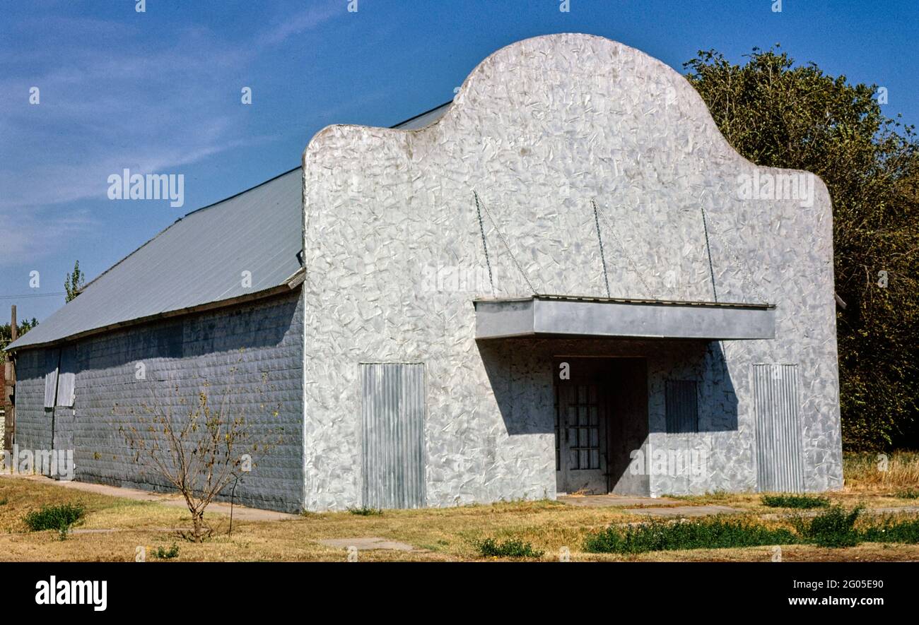 1970s America - Theater, Langdon, Kansas 1979 Stock Photo - Alamy