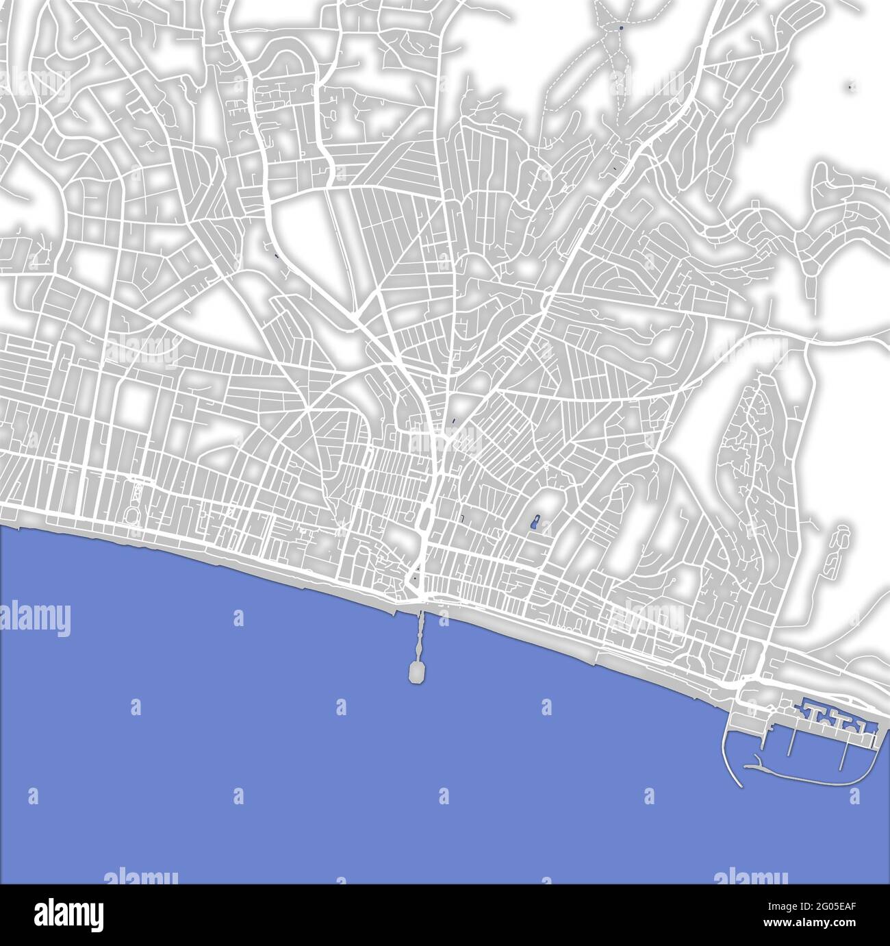 Map of brighton uk hi-res stock photography and images - Alamy