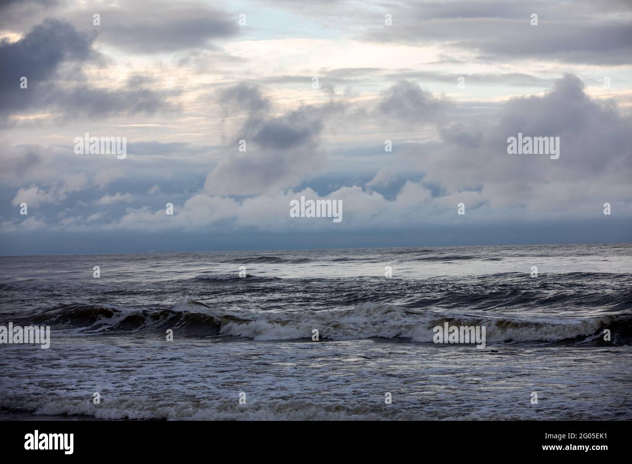 Baltic Sea on a cloudy and windy day Stock Photo - Alamy